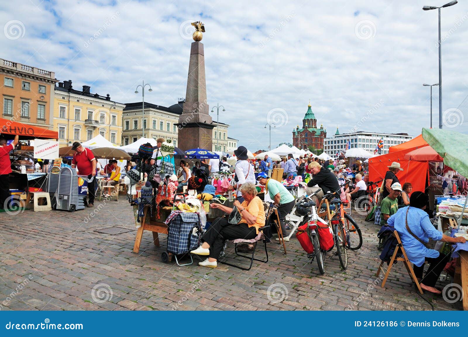 Market in Helsinki editorial photo. Image of cathedral - 24126186