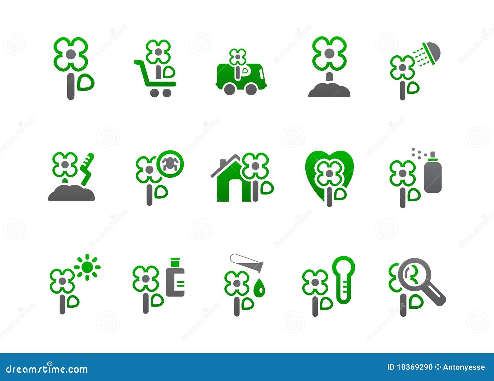 Market_icons_green_two stock vector. Illustration of cart - 10369290