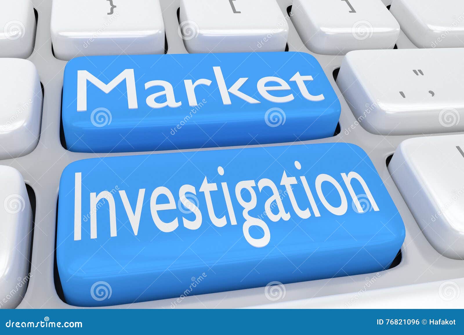 Market Investigation Concept Stock Illustration - Illustration of ...