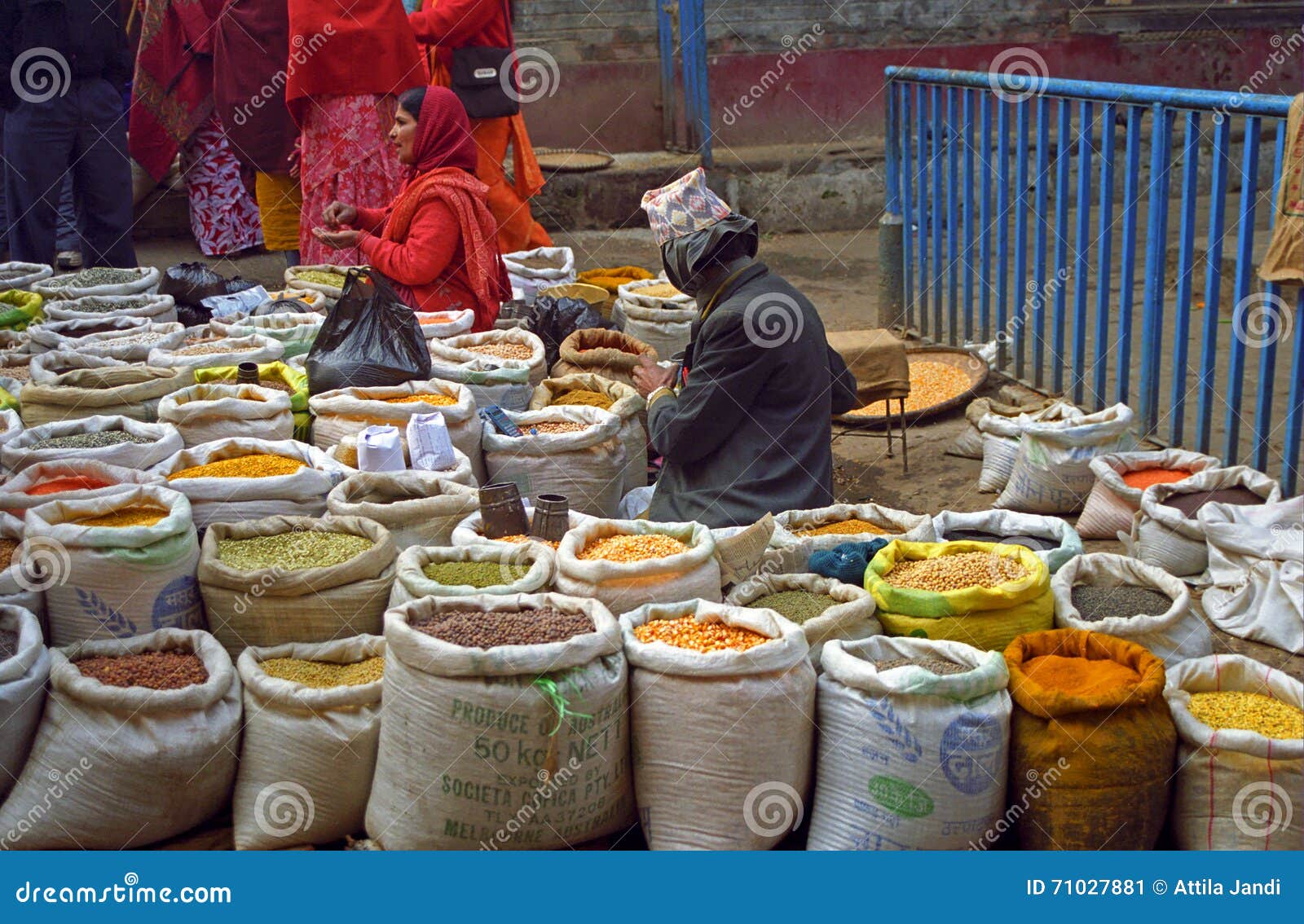 Market, Kathmandu, Nepal editorial photo. Image of asia - 71027881