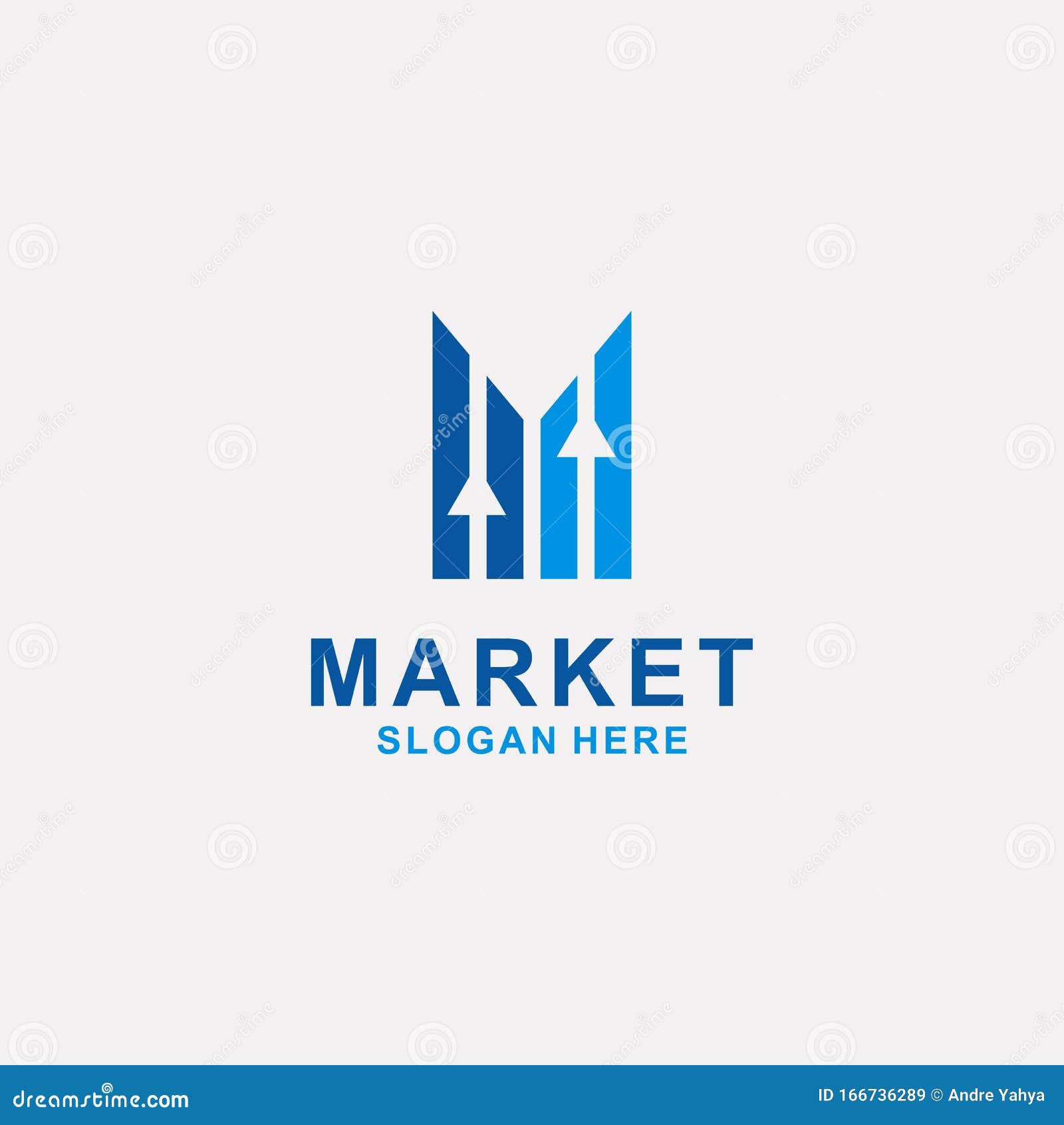 MARKET LOGO TEMPLATE stock illustration. Illustration of identity ...