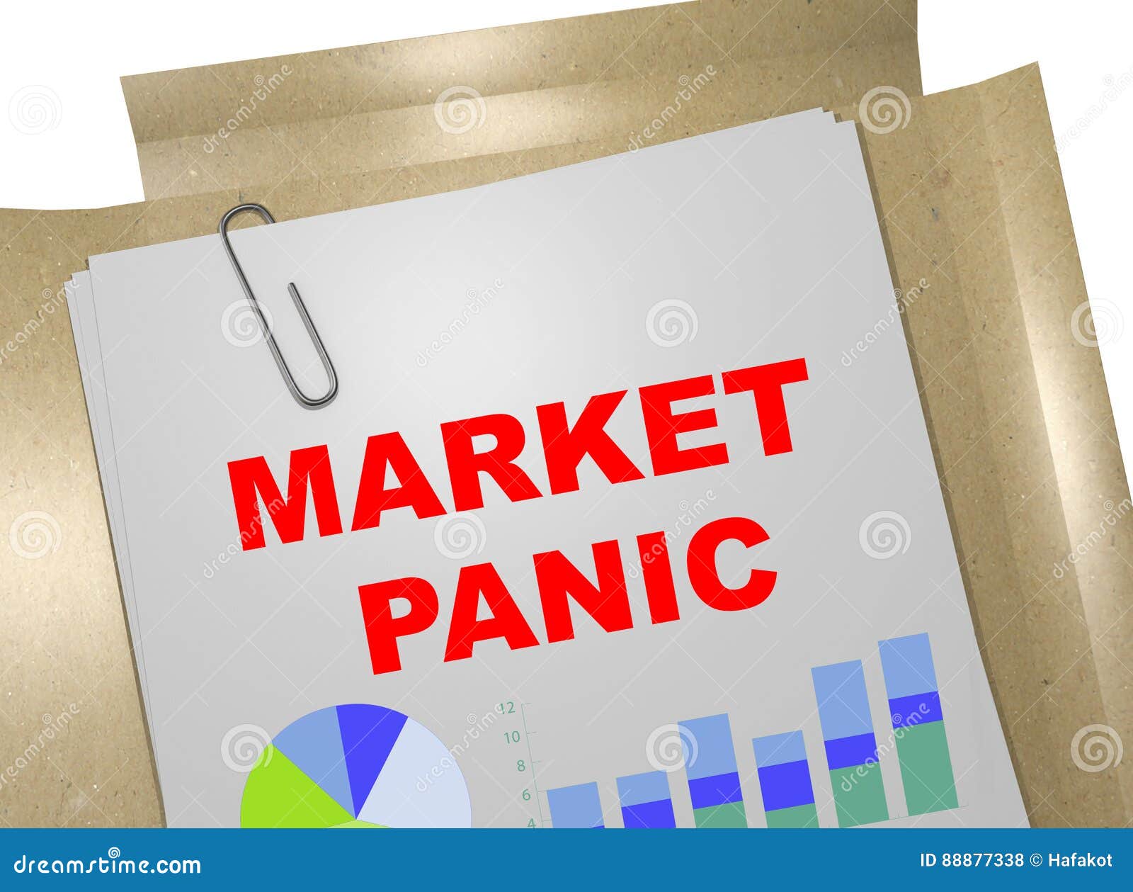 Market Panic - Business Concept Stock Illustration - Illustration of ...
