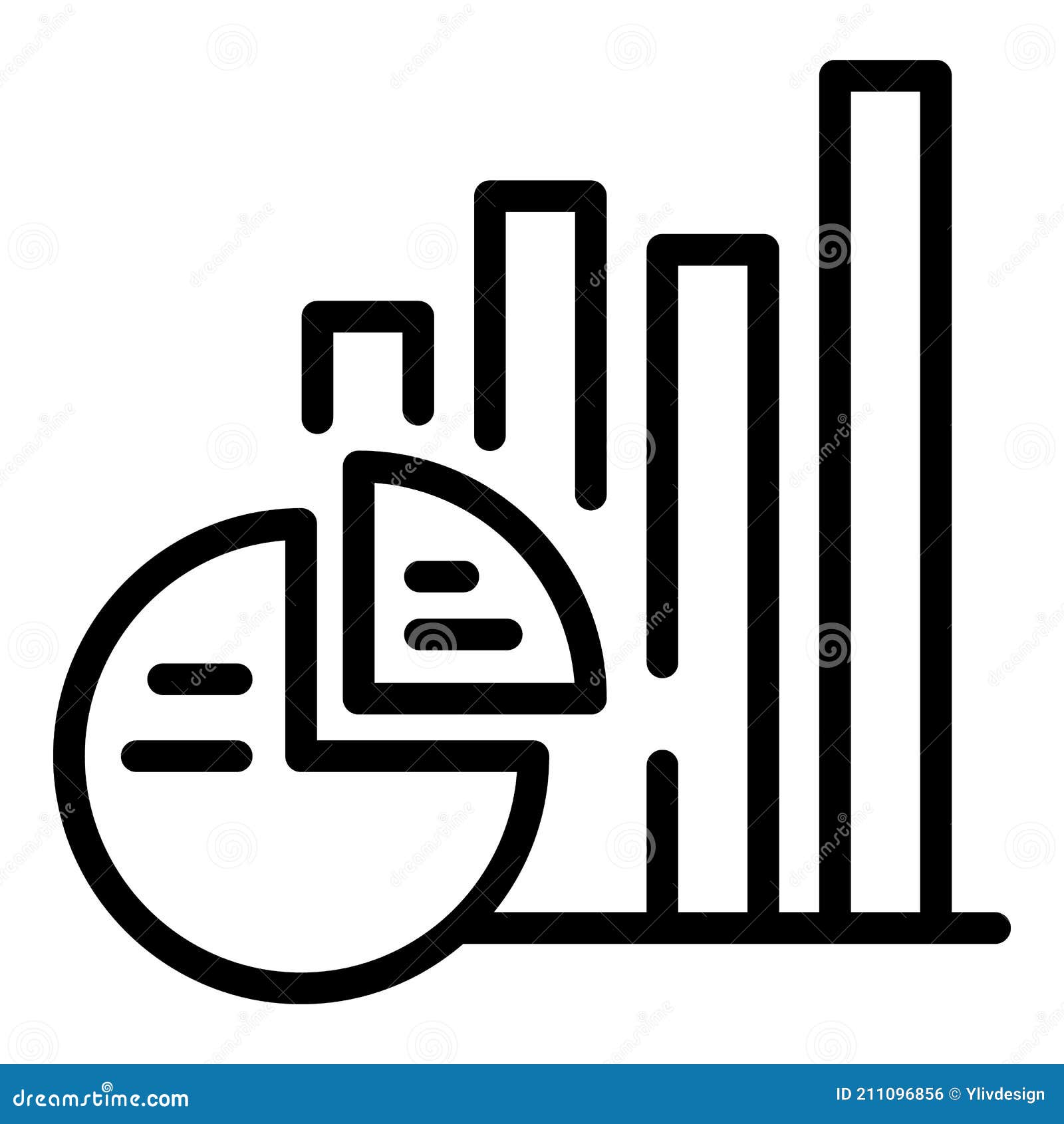 Market Report Icon, Outline Style Stock Vector - Illustration of ...