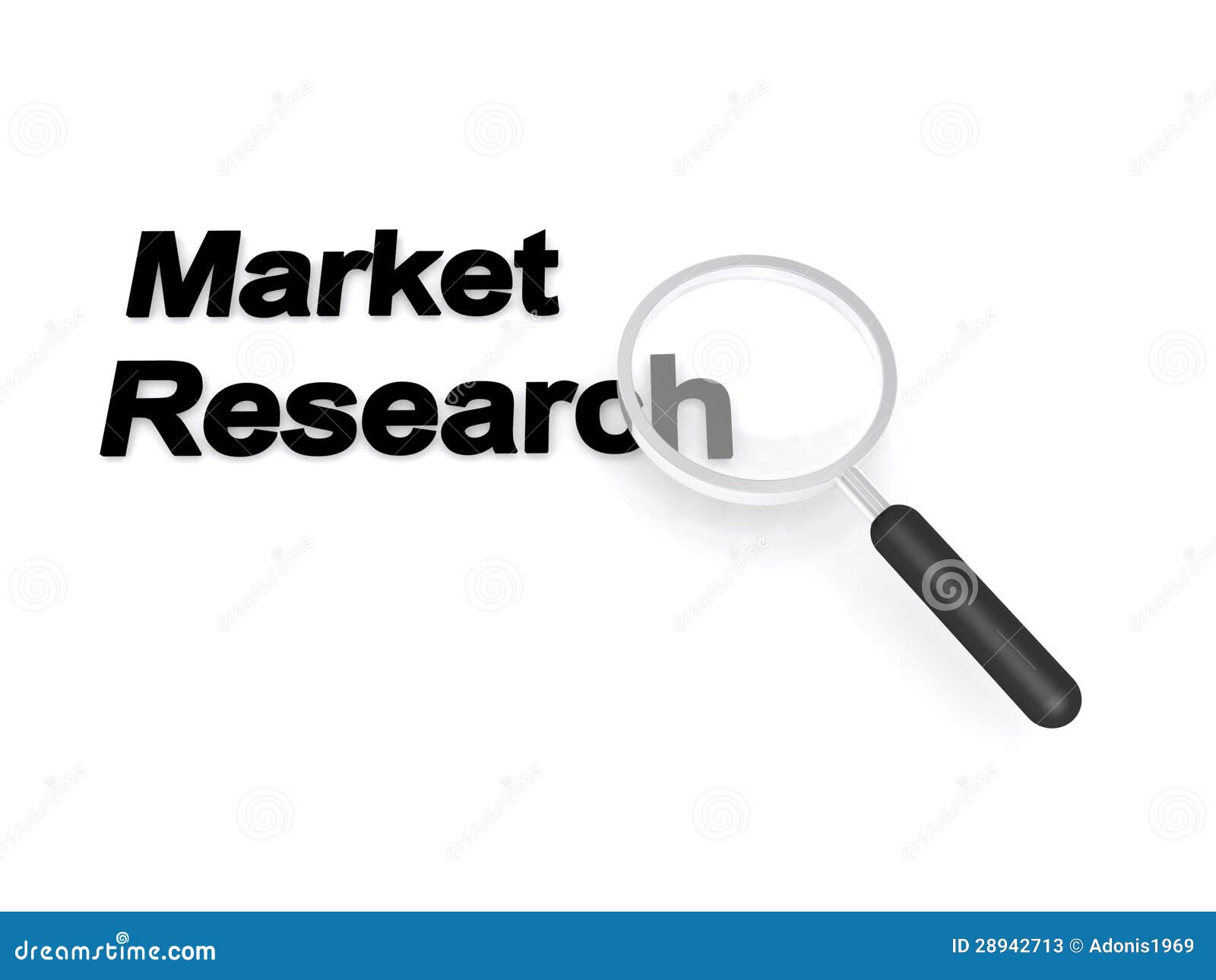 Market Research Diagram Shows Researching Royalty-Free Stock ...