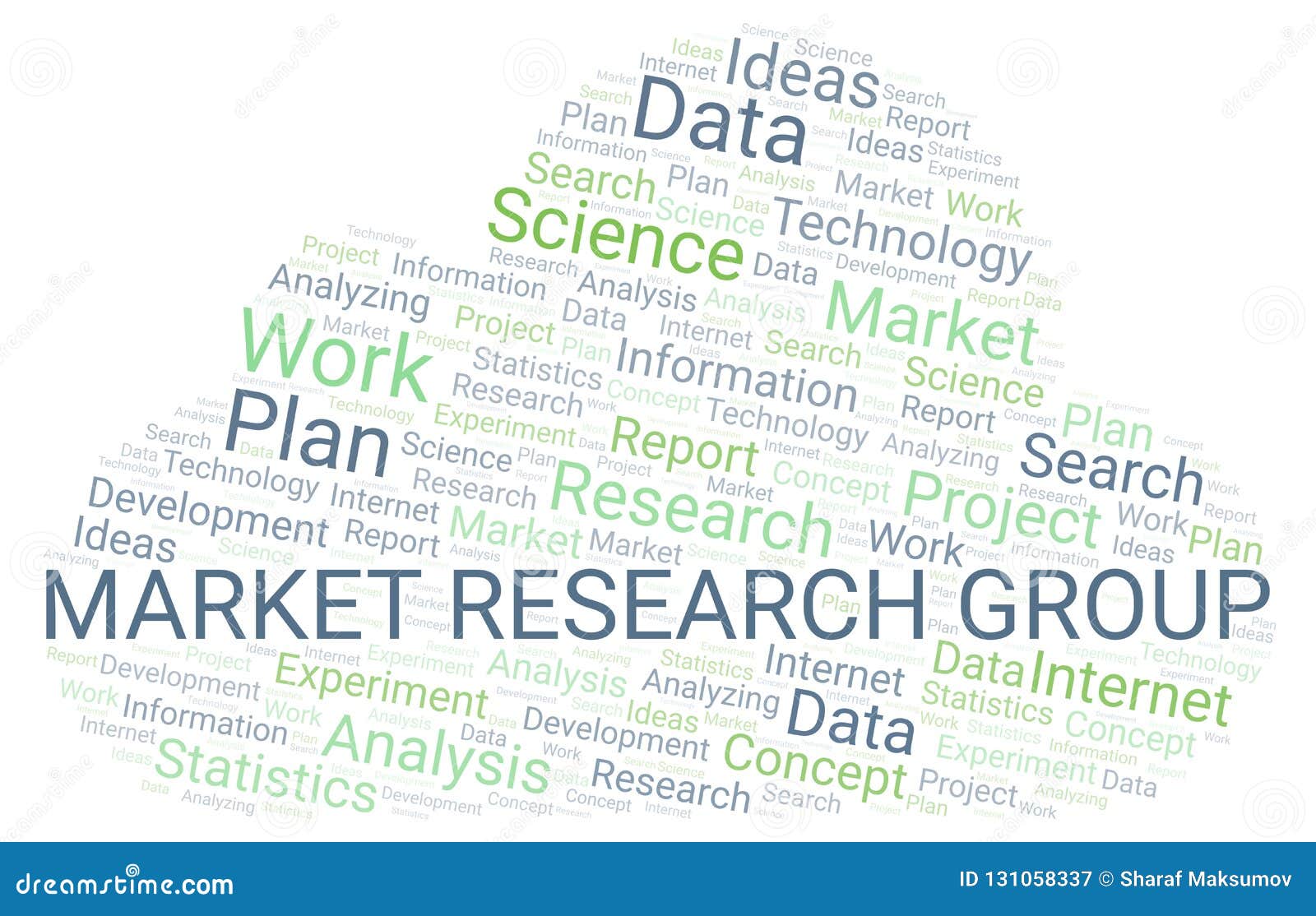 Market Research Group Word Cloud. Stock Illustration - Illustration of ...