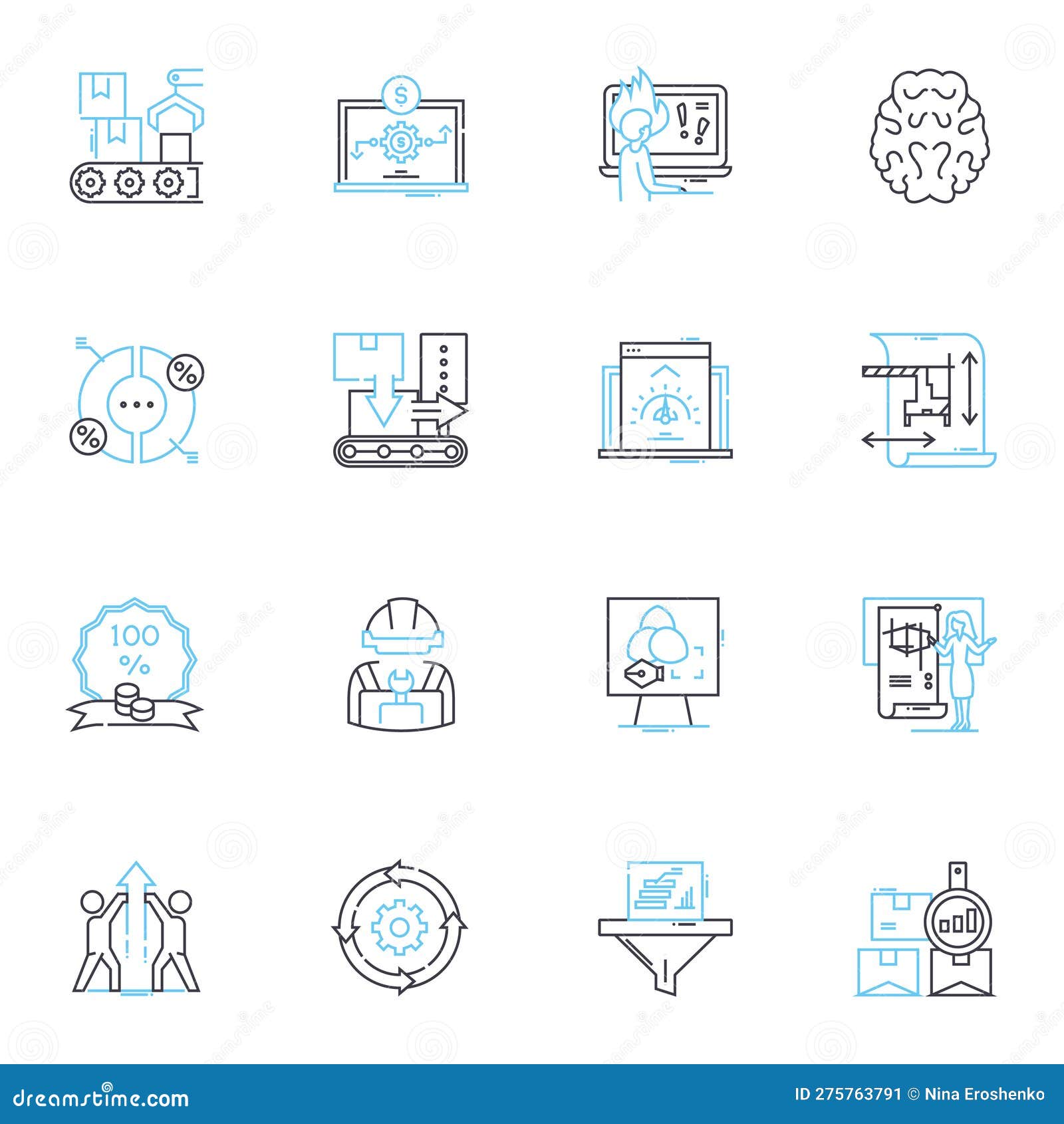 Market Research Linear Icons Set. Insights, Demographics, Segmentation ... Market Research Linear Icons Set. Insights, Demographics, Segmentation ...