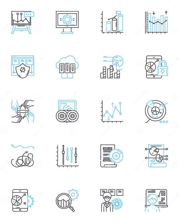 Market Research Linear Icons Set. Survey, Analysis, Consumer, Data ... Market Research Linear Icons Set. Survey, Analysis, Consumer, Data ...