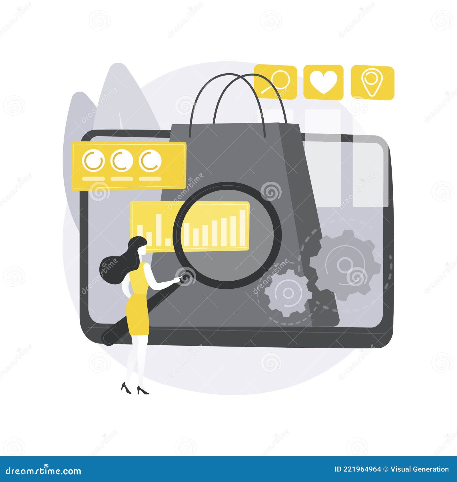 Market Research Studies Abstract Concept Vector Illustration. Stock ...