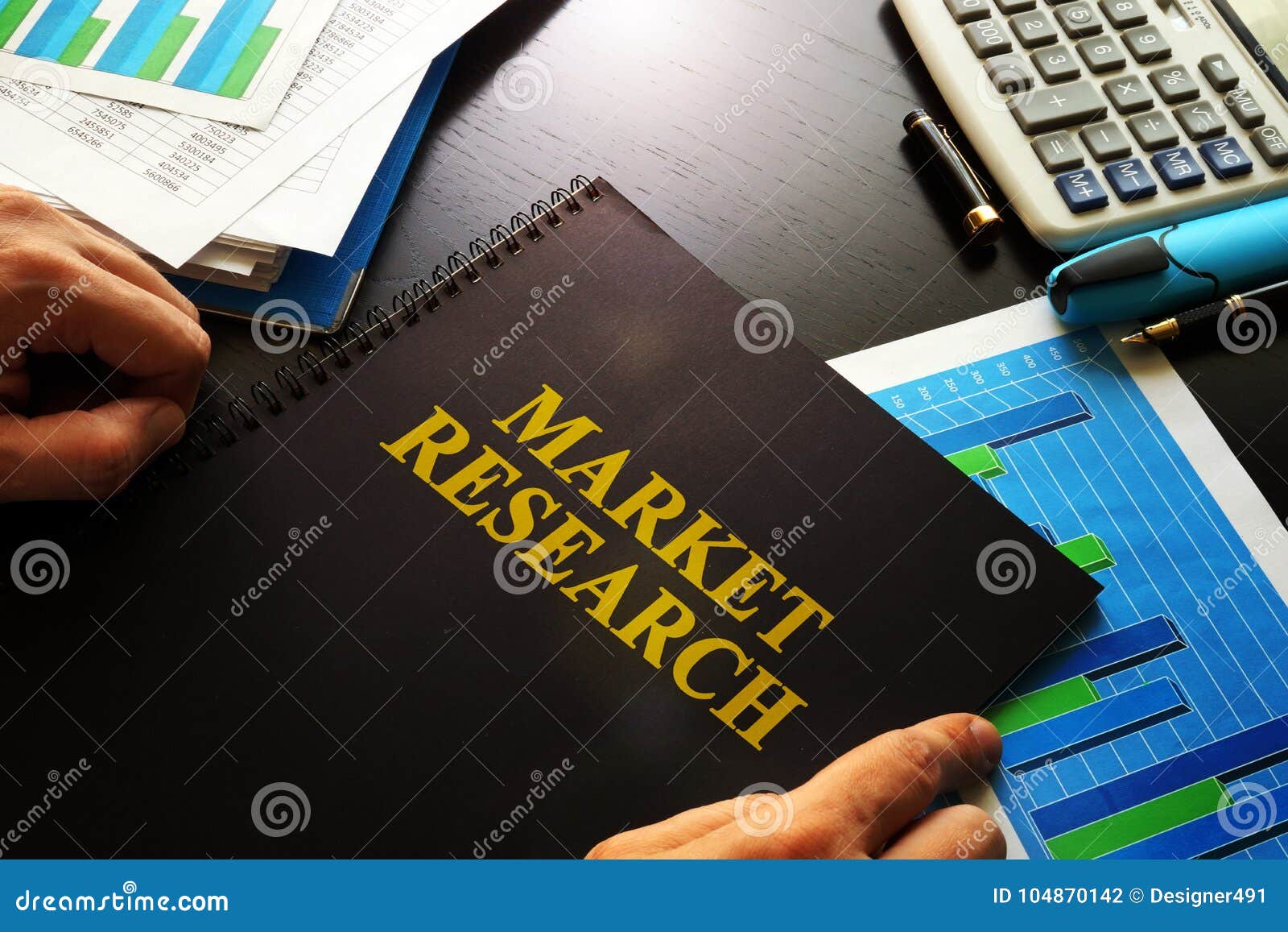 Market Research on a Table. Stock Photo - Image of management, concept ...