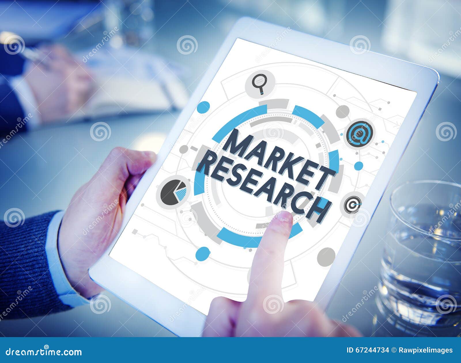 Market Research Target Strategy Mission Concept Stock Photo - Image of ...