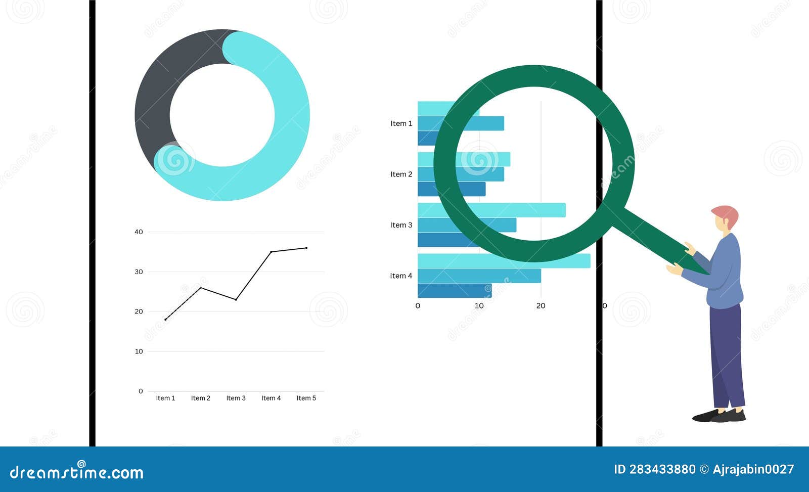 Market Research vector stock vector. Illustration of creative - 283433880