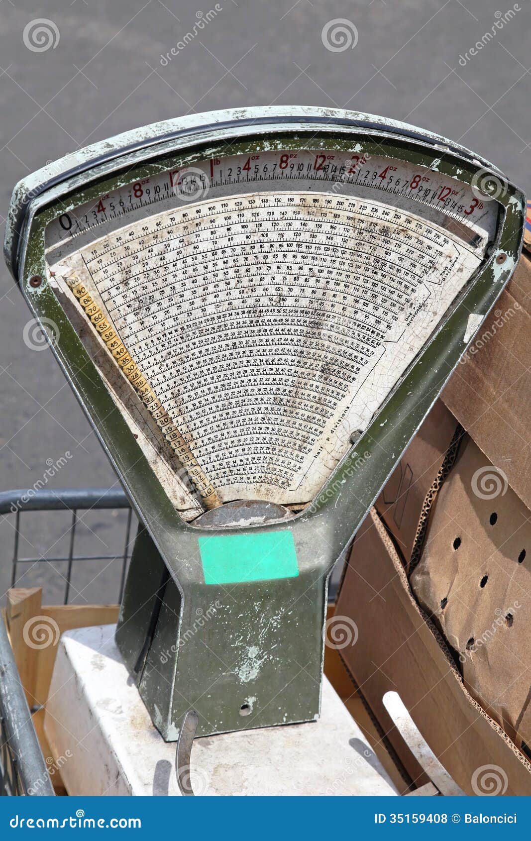 Market scale stock photo. Image of style, analog, food - 35159408