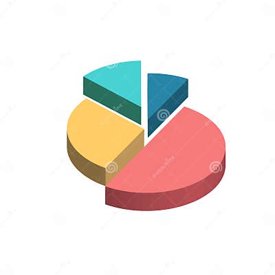 Market Segmentation Chart Icons Stock Illustration - Illustration of ...