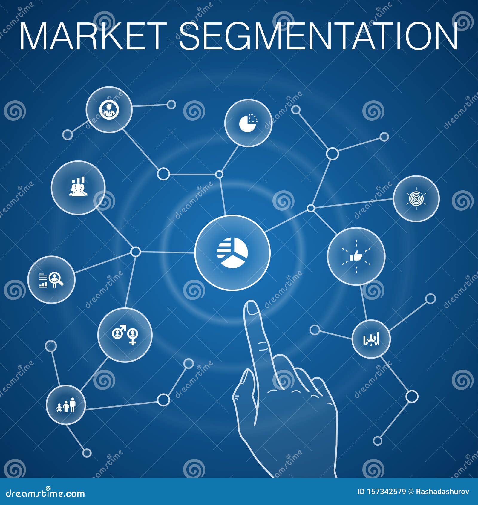 Market Segmentation Concept, Blue Stock Vector - Illustration of ... Market Segmentation Concept, Blue Stock Vector - Illustration of ...
