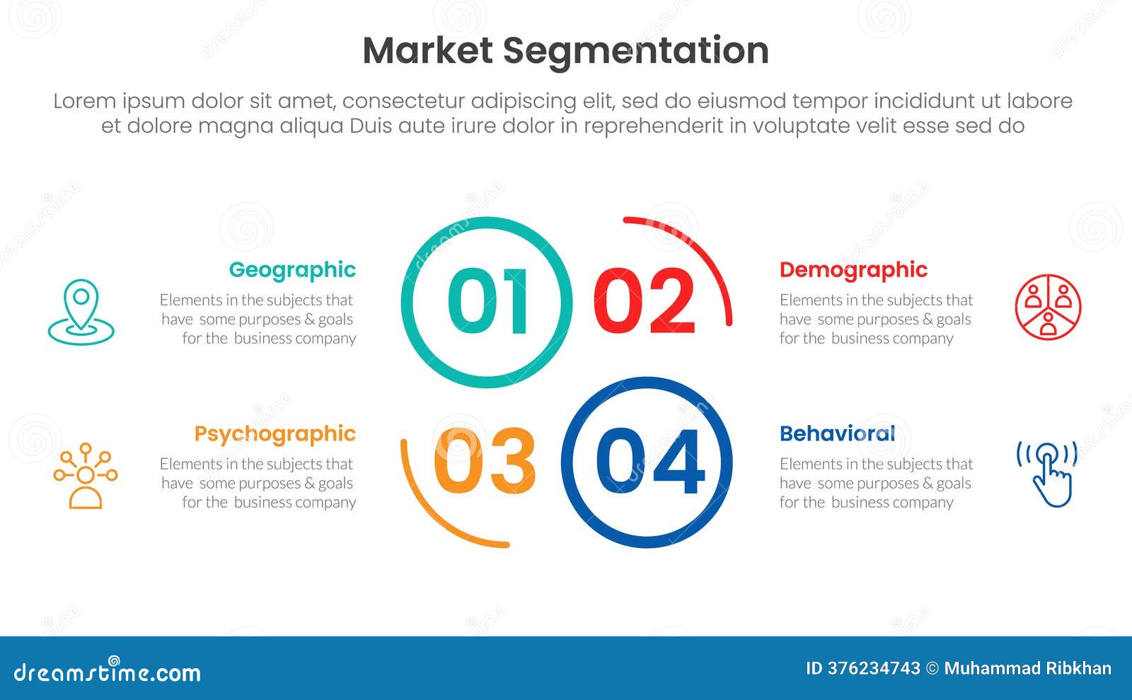 Outline Cycle Diagram Divided Into 8 Sectors. Design Concept Of Three ...