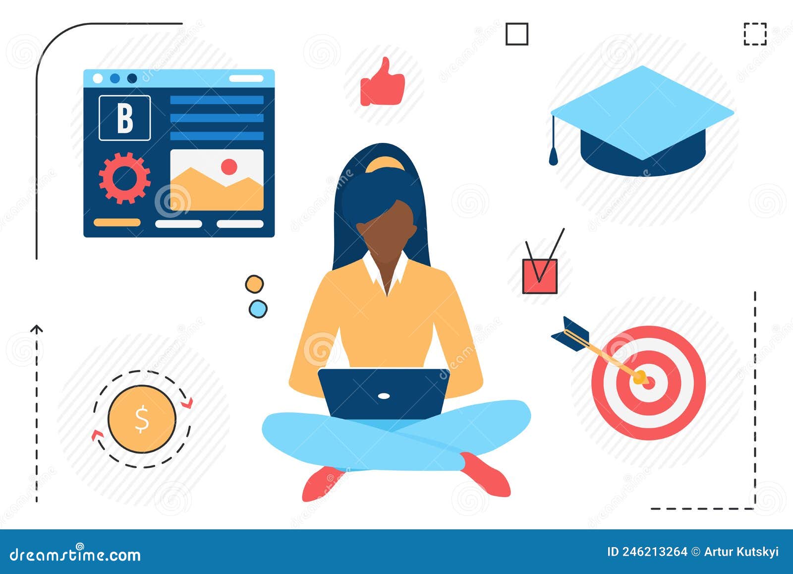 Marketing Targeting Infographic Presentation Template With Icons. Data ... Marketing Targeting Infographic Presentation Template With Icons. Data ...