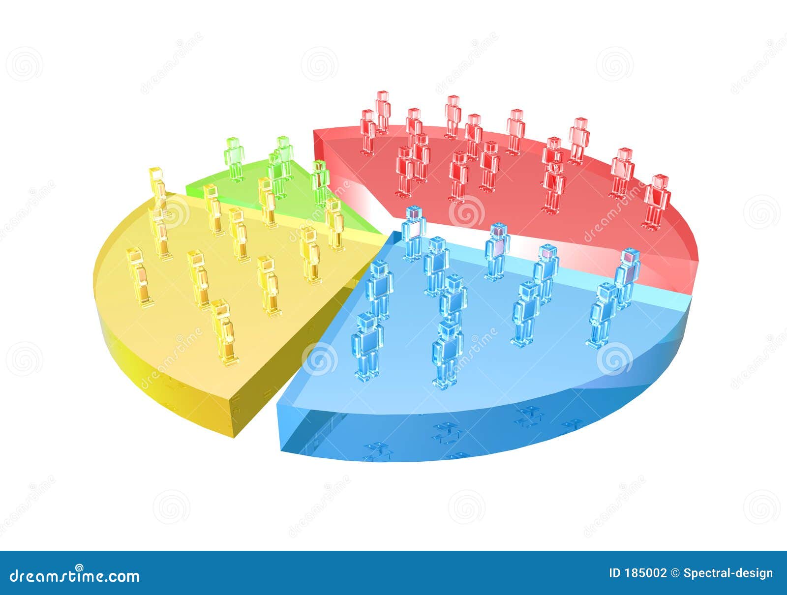 Market Share stock illustration. Illustration of blue, analysis - 185002