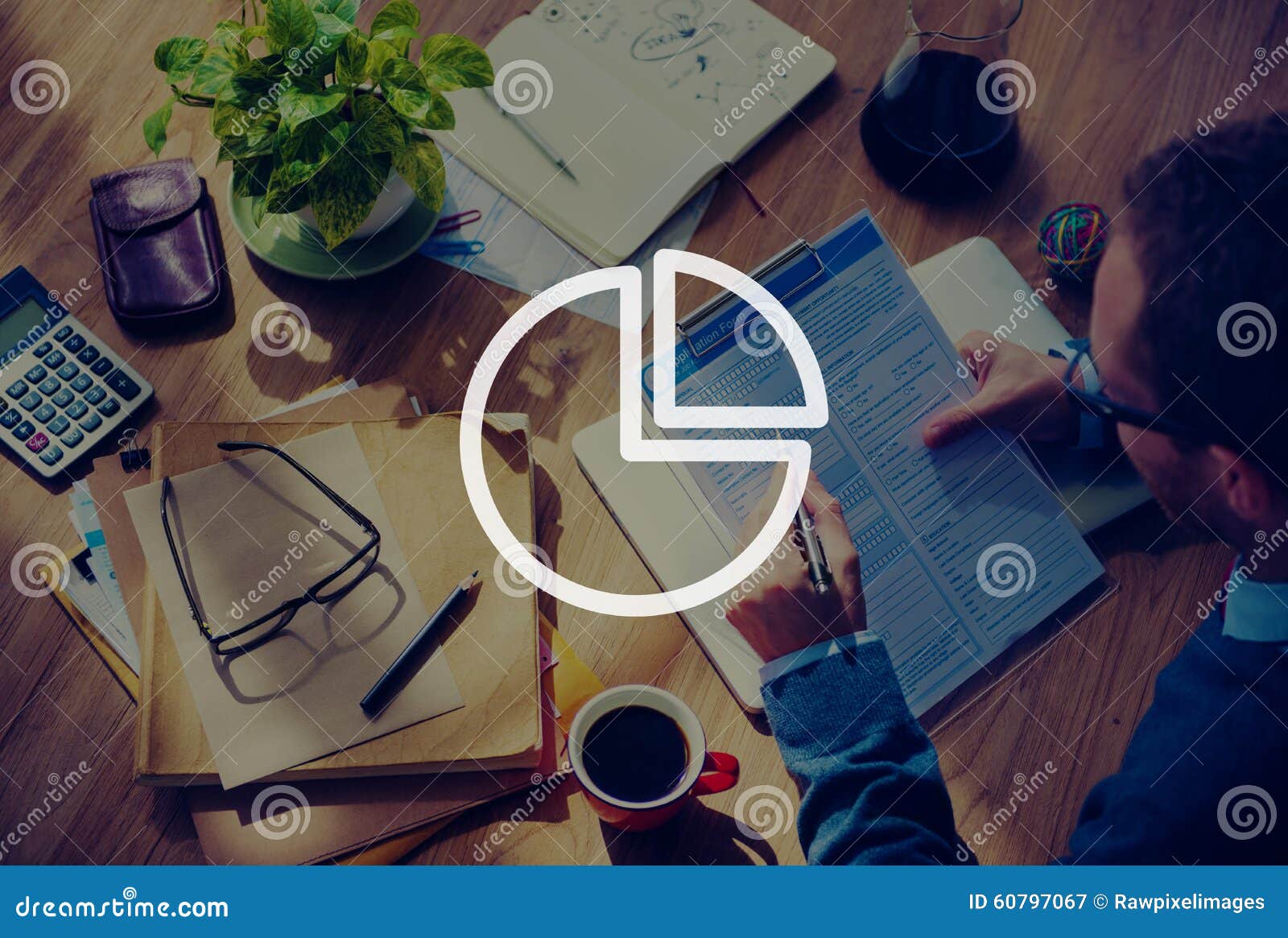 Market Share Business Graph Chart Competition Concept Stock Image ...