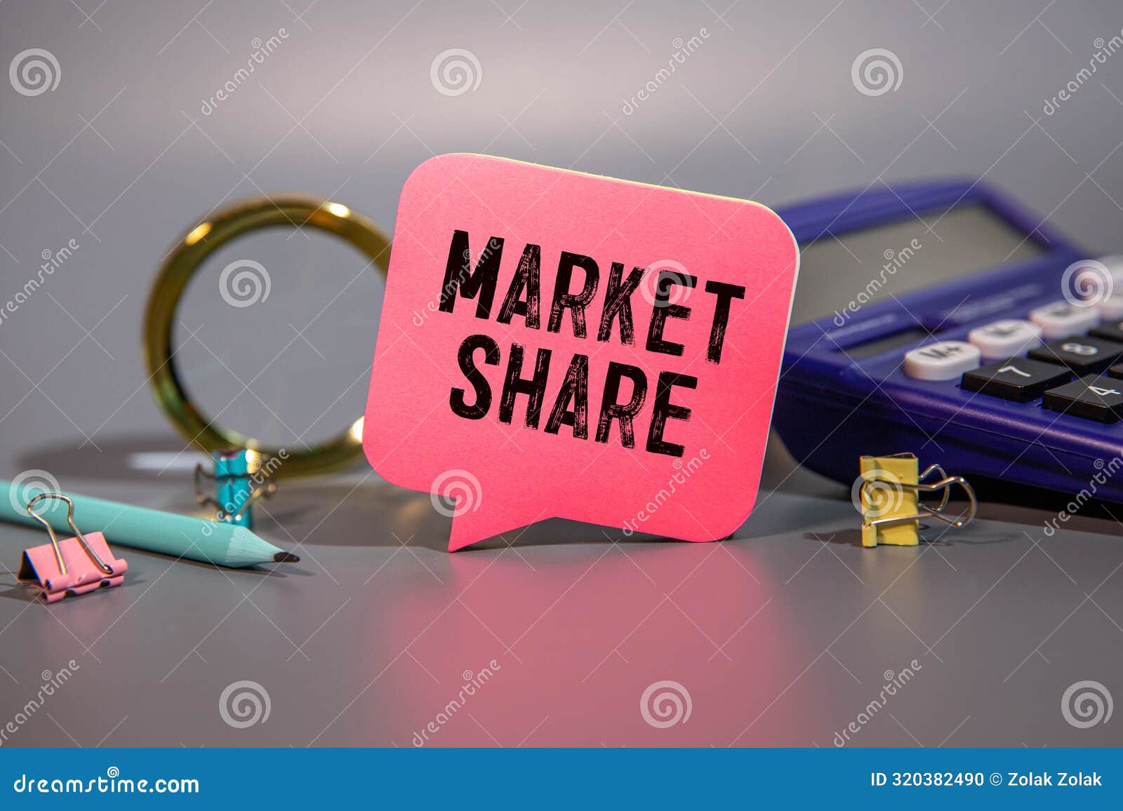 MARKET SHARE Text Written on Notebook on Chart and Diagram Stock Photo ...