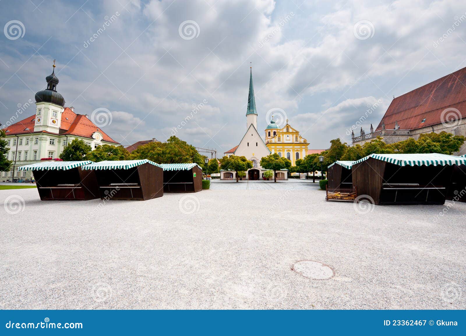 Market Square stock image. Image of lutheran, commerce - 23362467