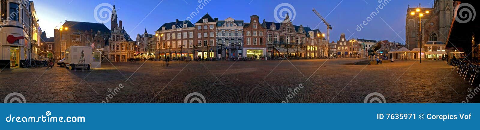 Market square Haarlem stock image. Image of netherlands - 7635971