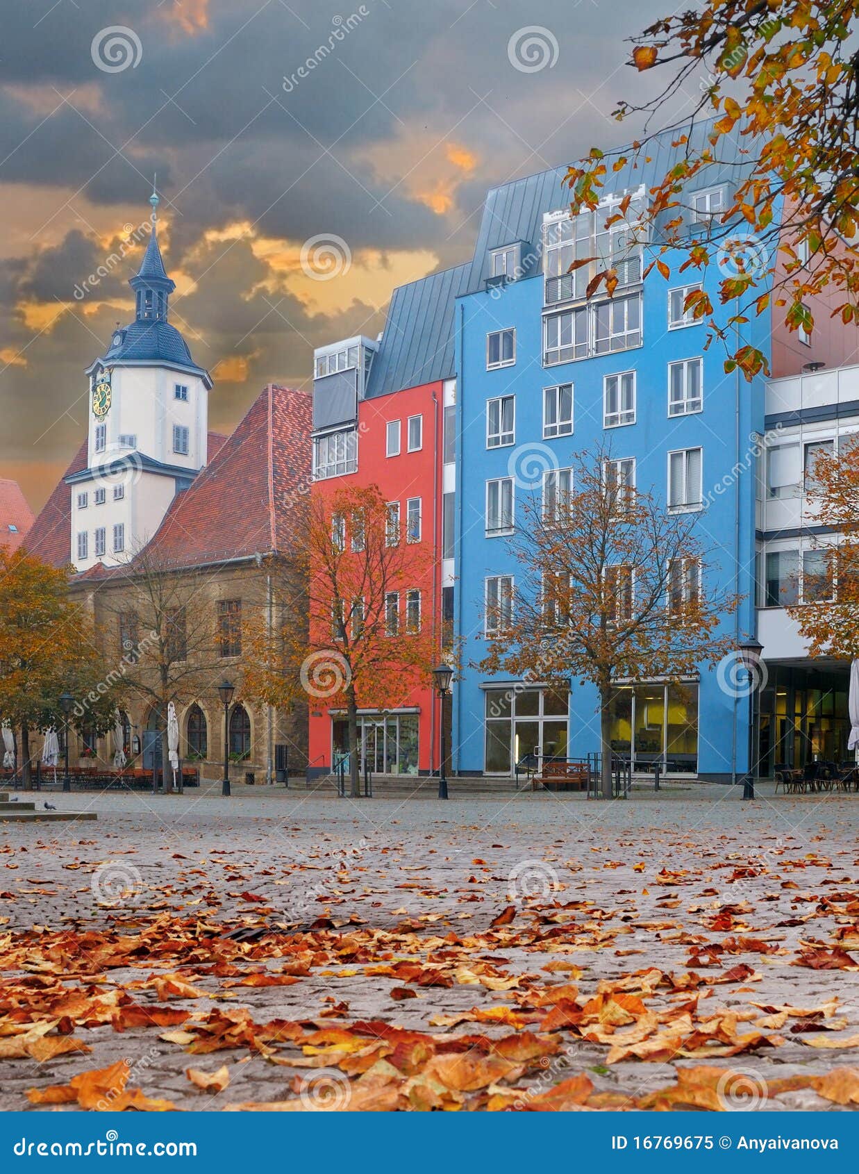 Market Square in Jena, Thuringia, Germany Stock Image - Image of ...