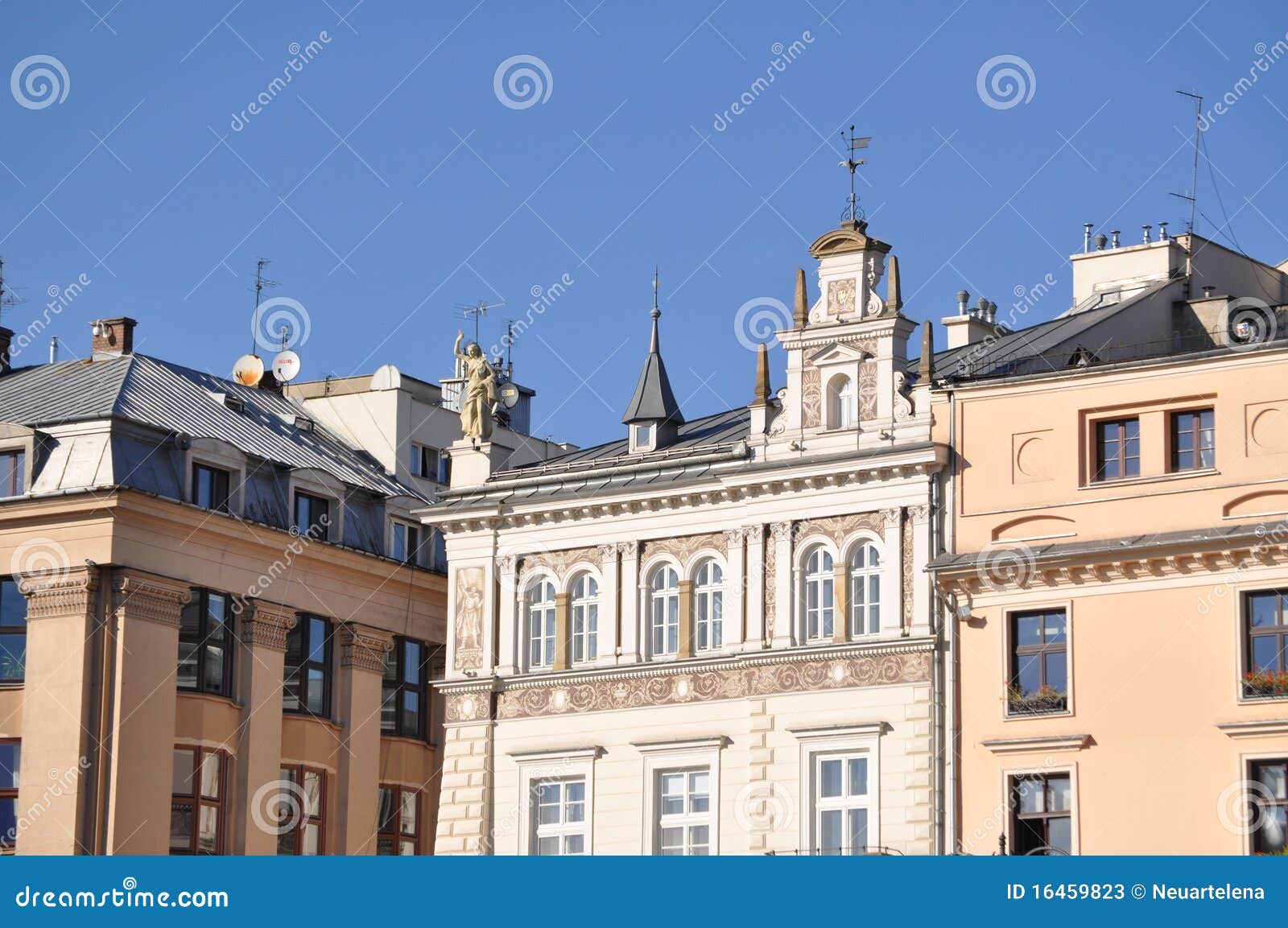 The Market Square in Krakov Stock Image - Image of wisla, vistula: 16459823