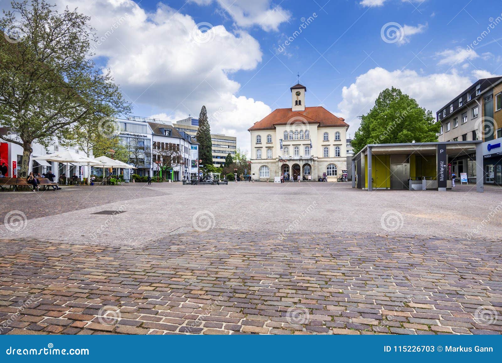 Market Square of Sindelfingen on a Wednesday Editorial Stock Photo ...