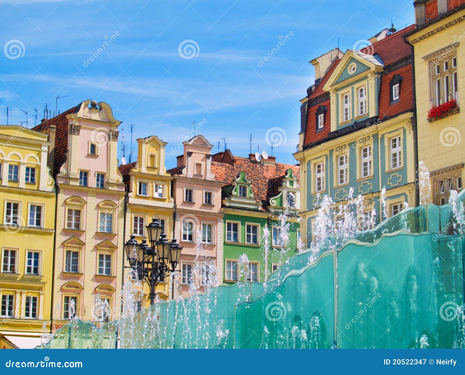 Market Square, Wroclaw, Poland Stock Image - Image of summer, city ...