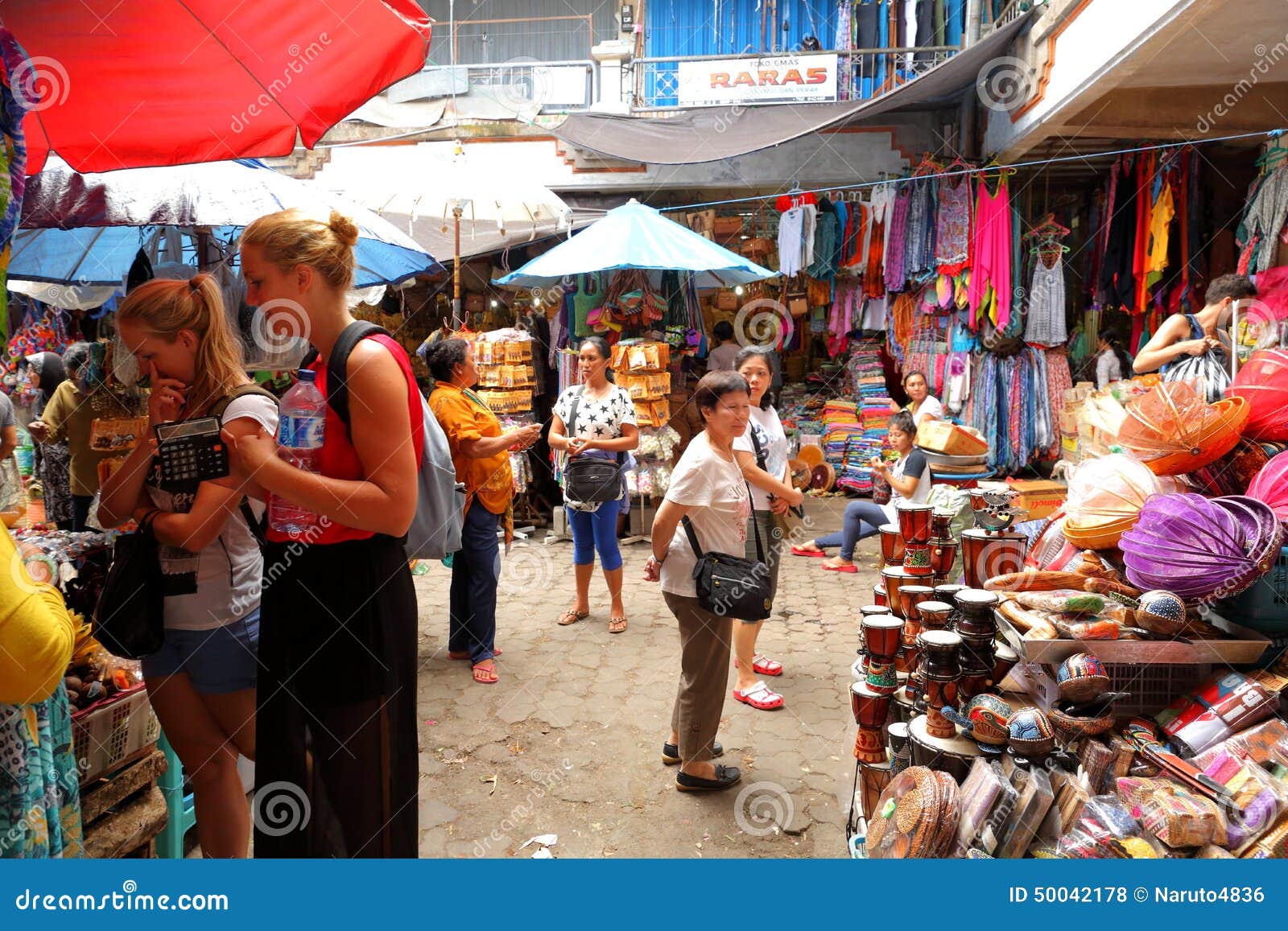 Market stall in Bali editorial stock photo. Image of asian - 50042178