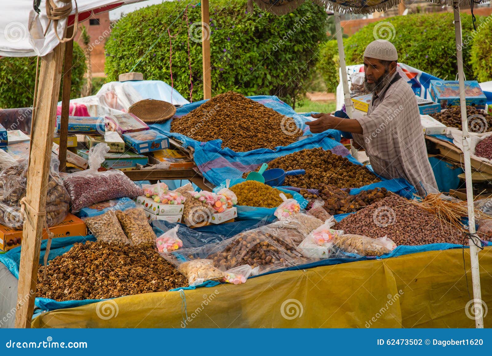 Market stand with nuts editorial photography. Image of life - 62473502