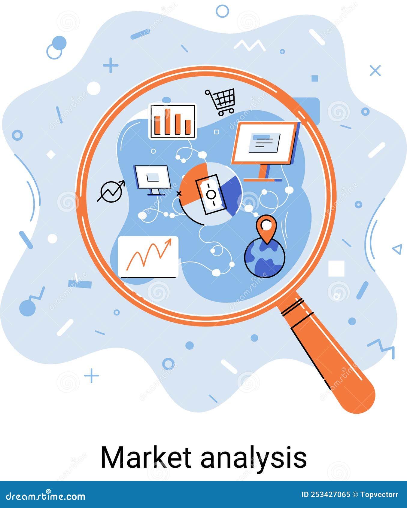 Market Statistics Data Analysis Marketing Strategy Development Metaphor ...
