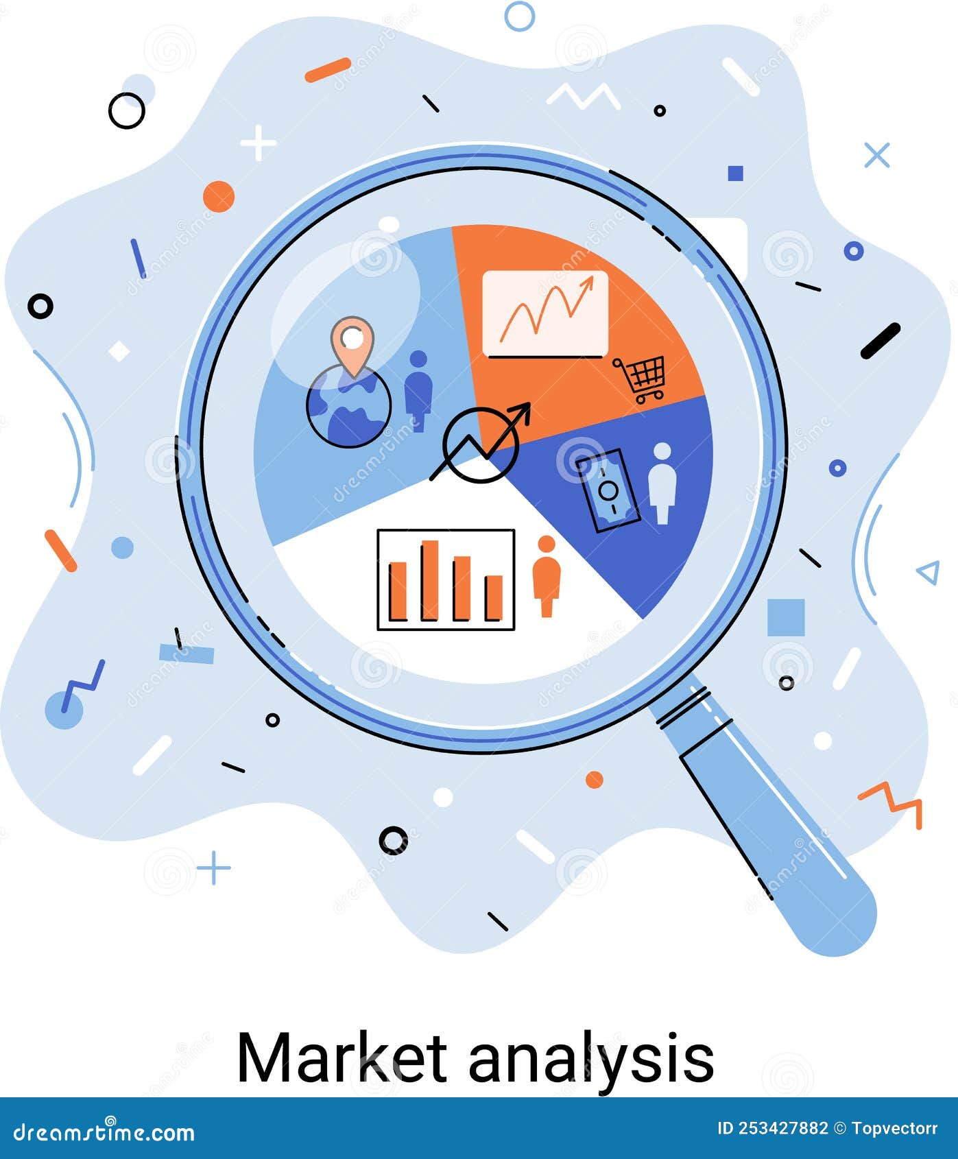 Market Statistics Data Analysis Marketing Strategy Development Metaphor ...