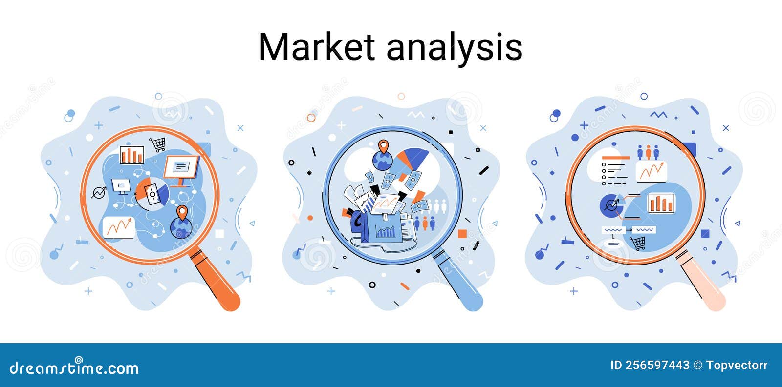 Market Statistics Data Analysis Marketing Strategy Development Metaphor ...