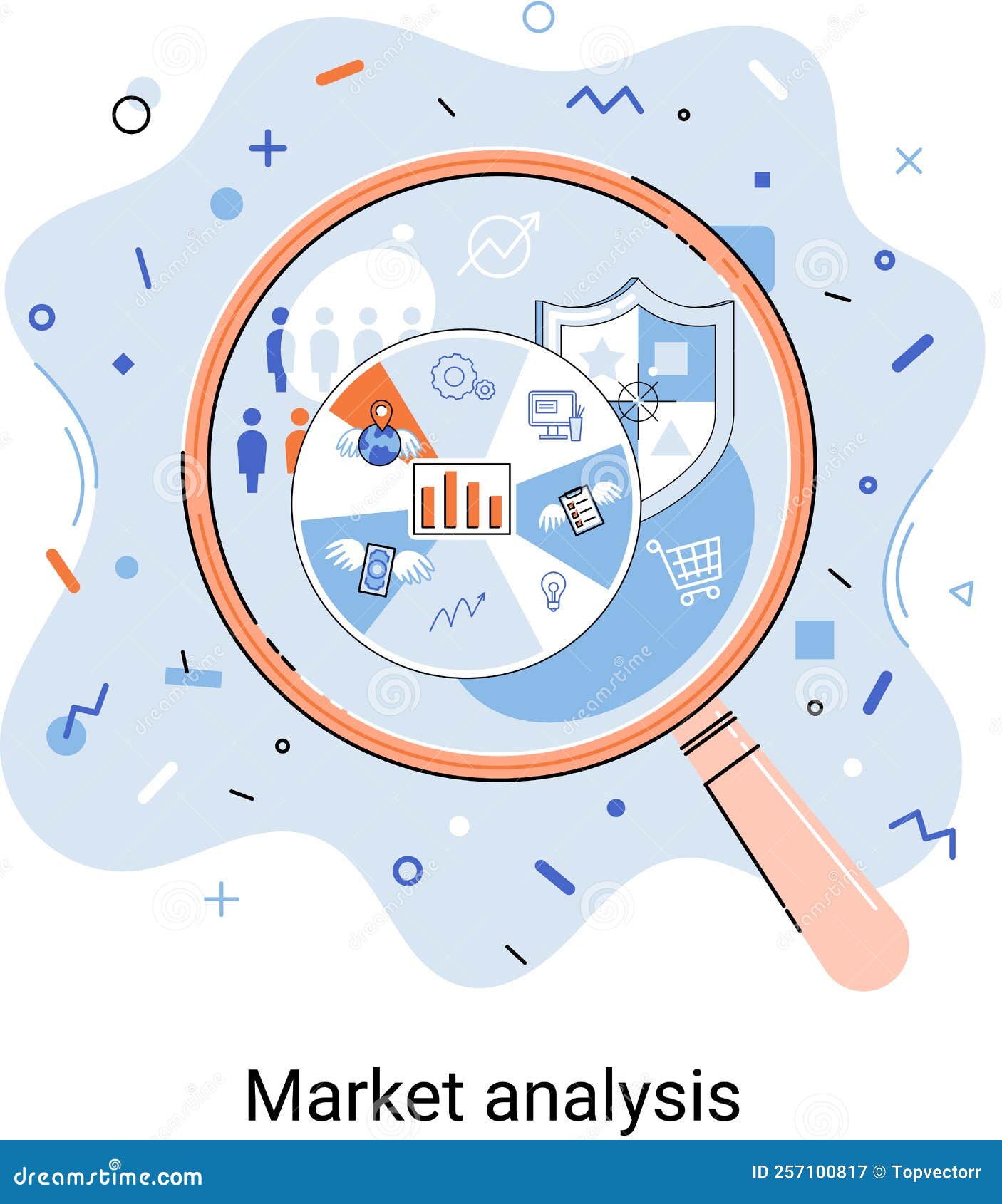 Market Statistics Data Analysis Marketing Strategy Development Metaphor ...