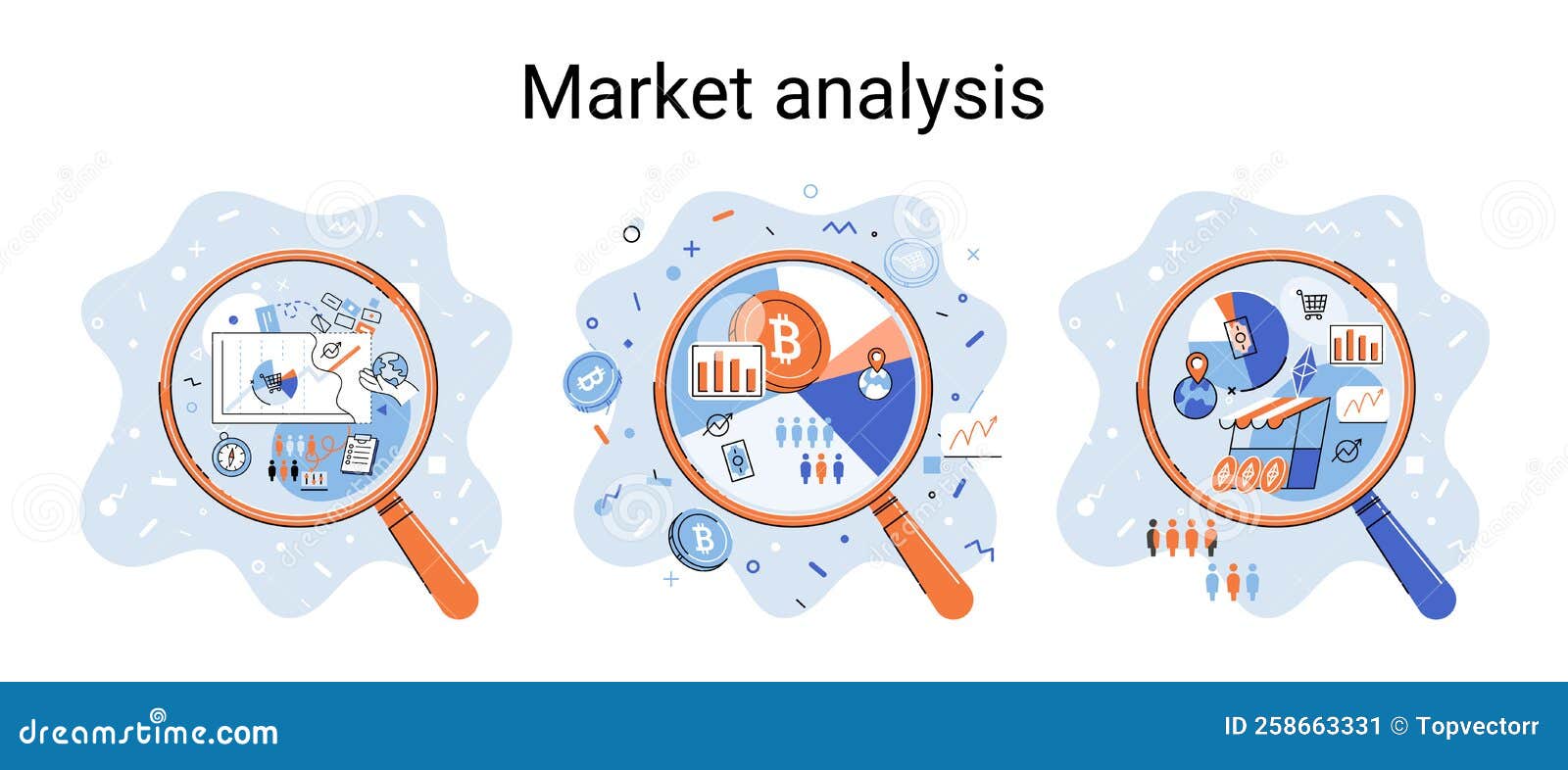 Market Statistics Data Analysis Marketing Strategy Development Metaphor ...