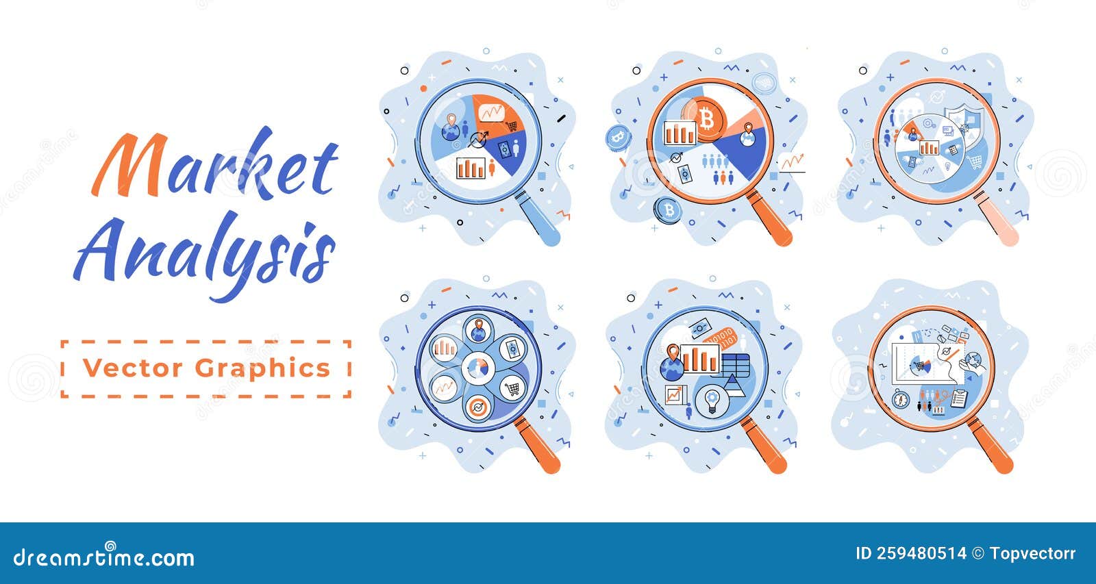 Market Statistics Data Analysis Marketing Strategy Development Metaphor ...