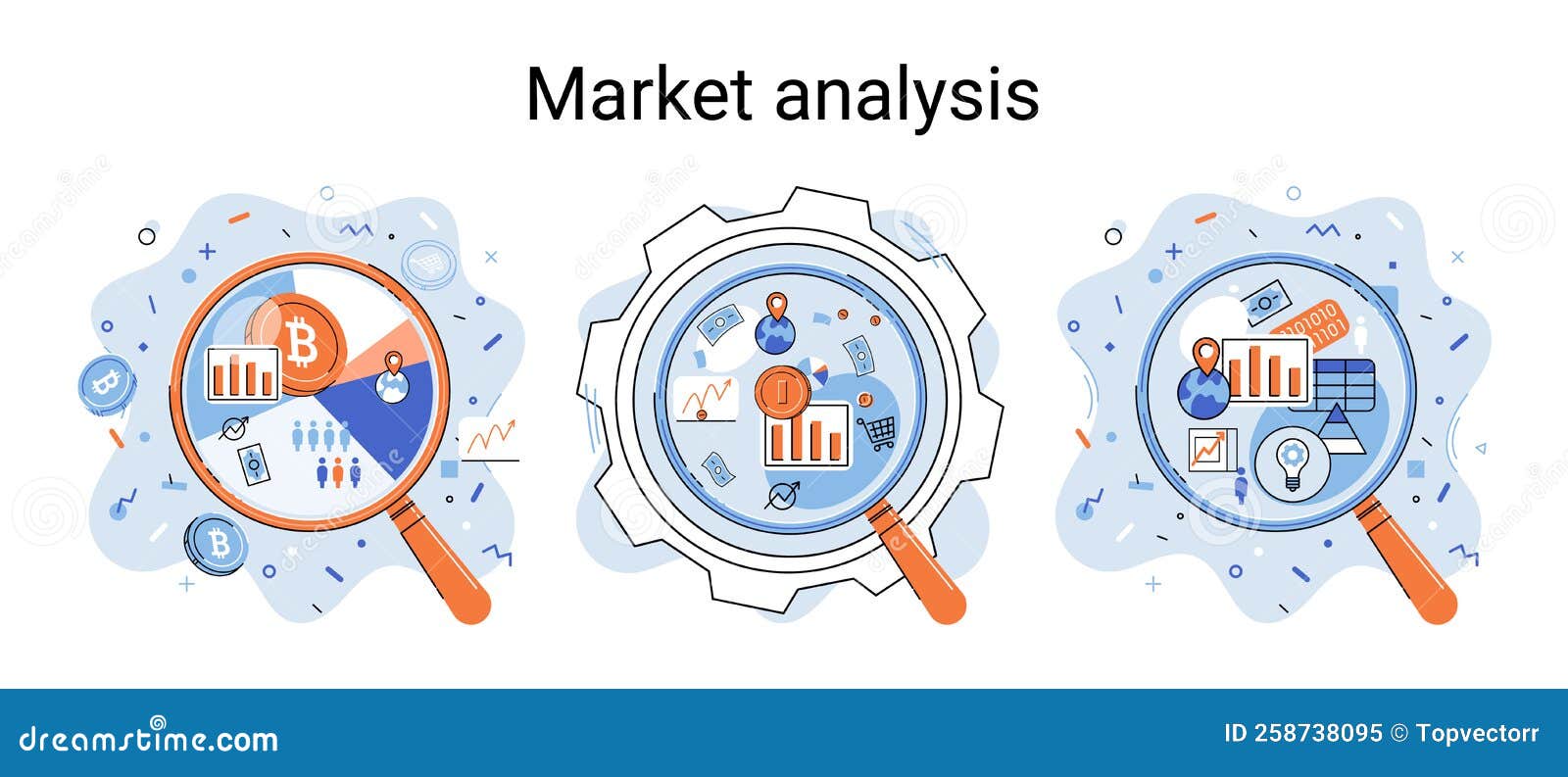 Market Statistics Data Analysis Marketing Strategy Development Metaphor ...