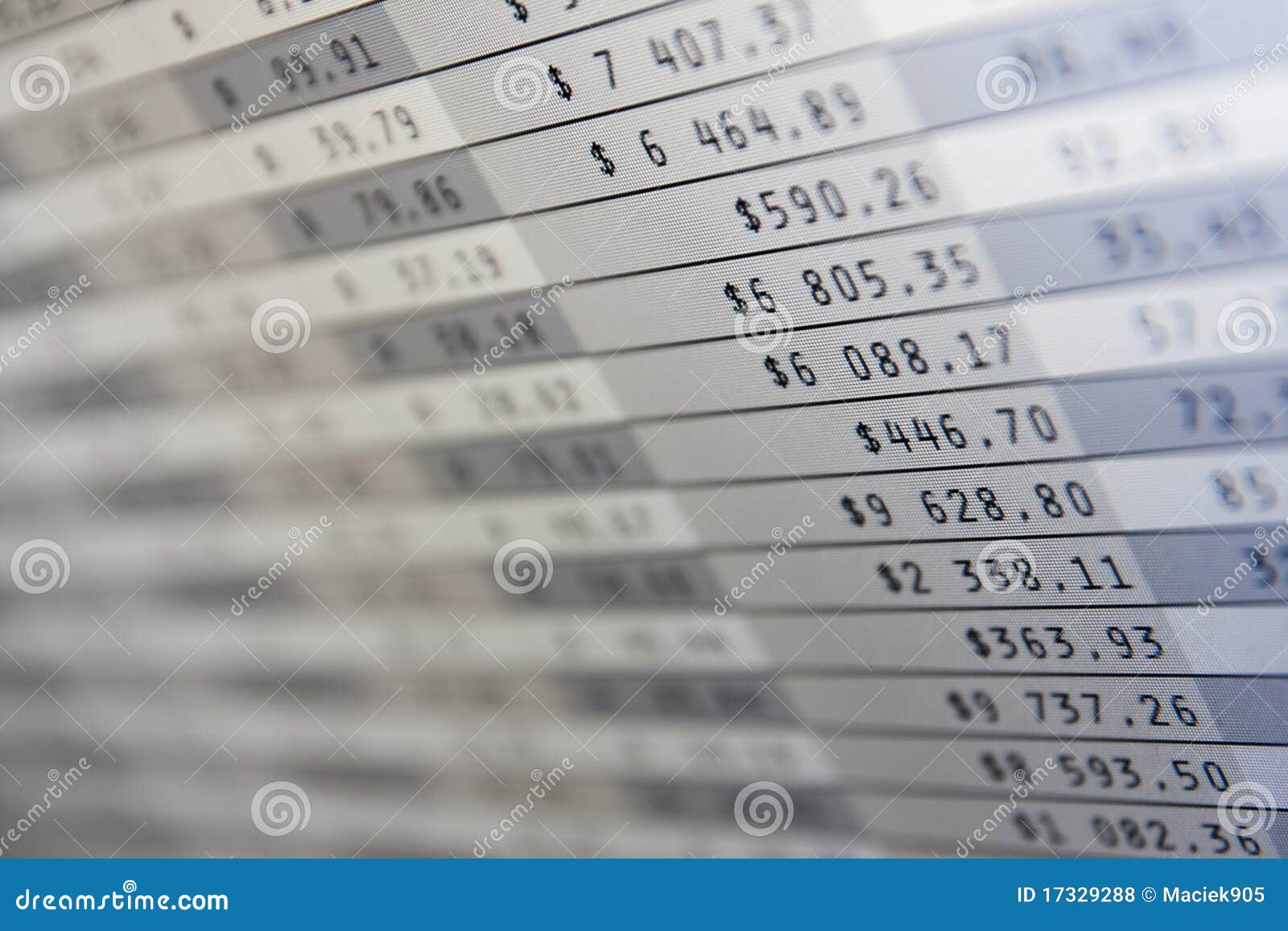 Market Stats on Computer Screen Stock Photo - Image of business ...