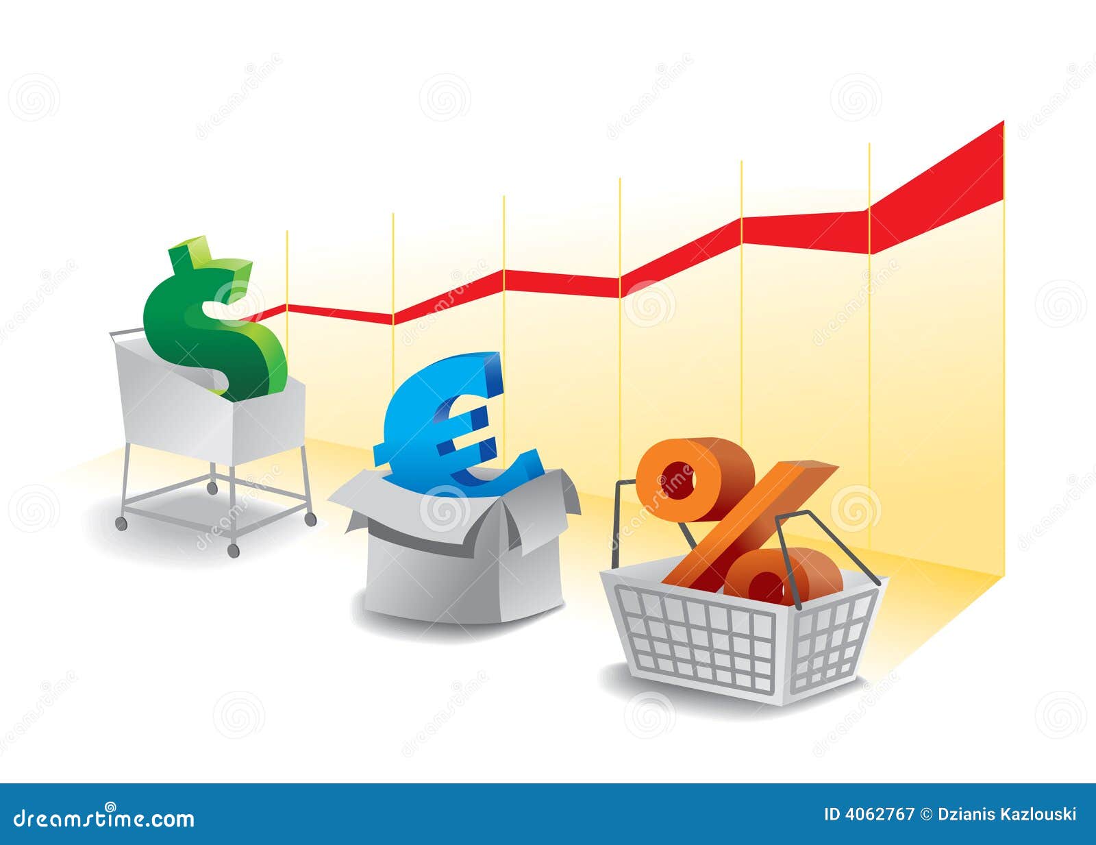 Market symbol stock vector. Illustration of vector, euro - 4062767