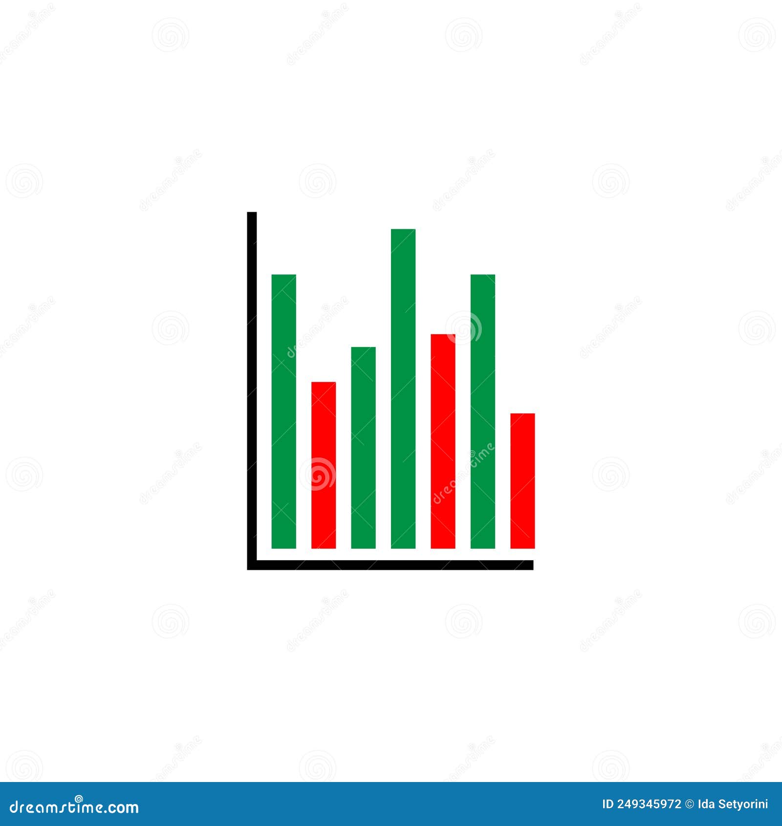 Market Volatility Icon Illustration Design Stock Illustration ...