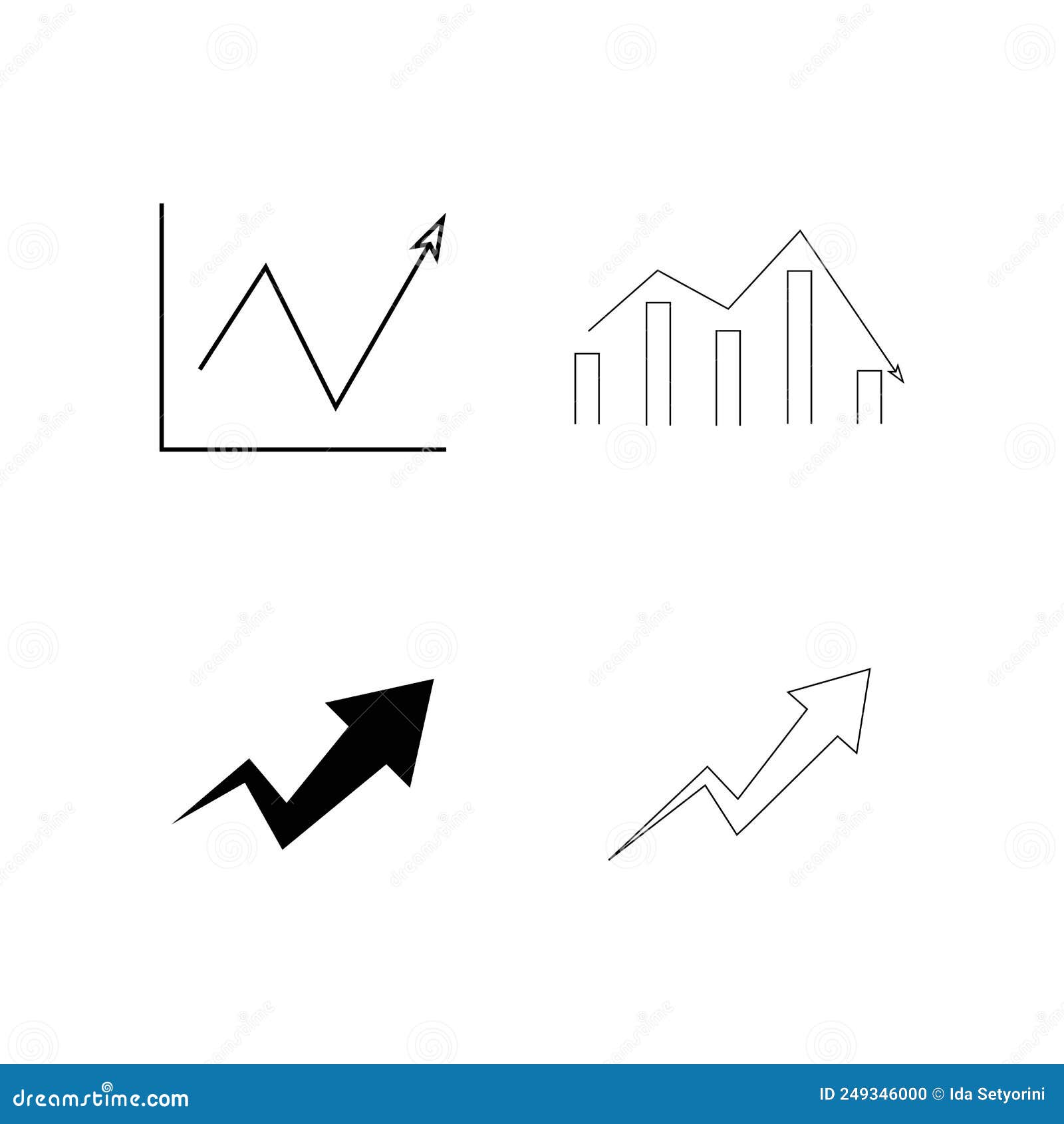 Market Volatility Icon Illustration Design Stock Illustration ...