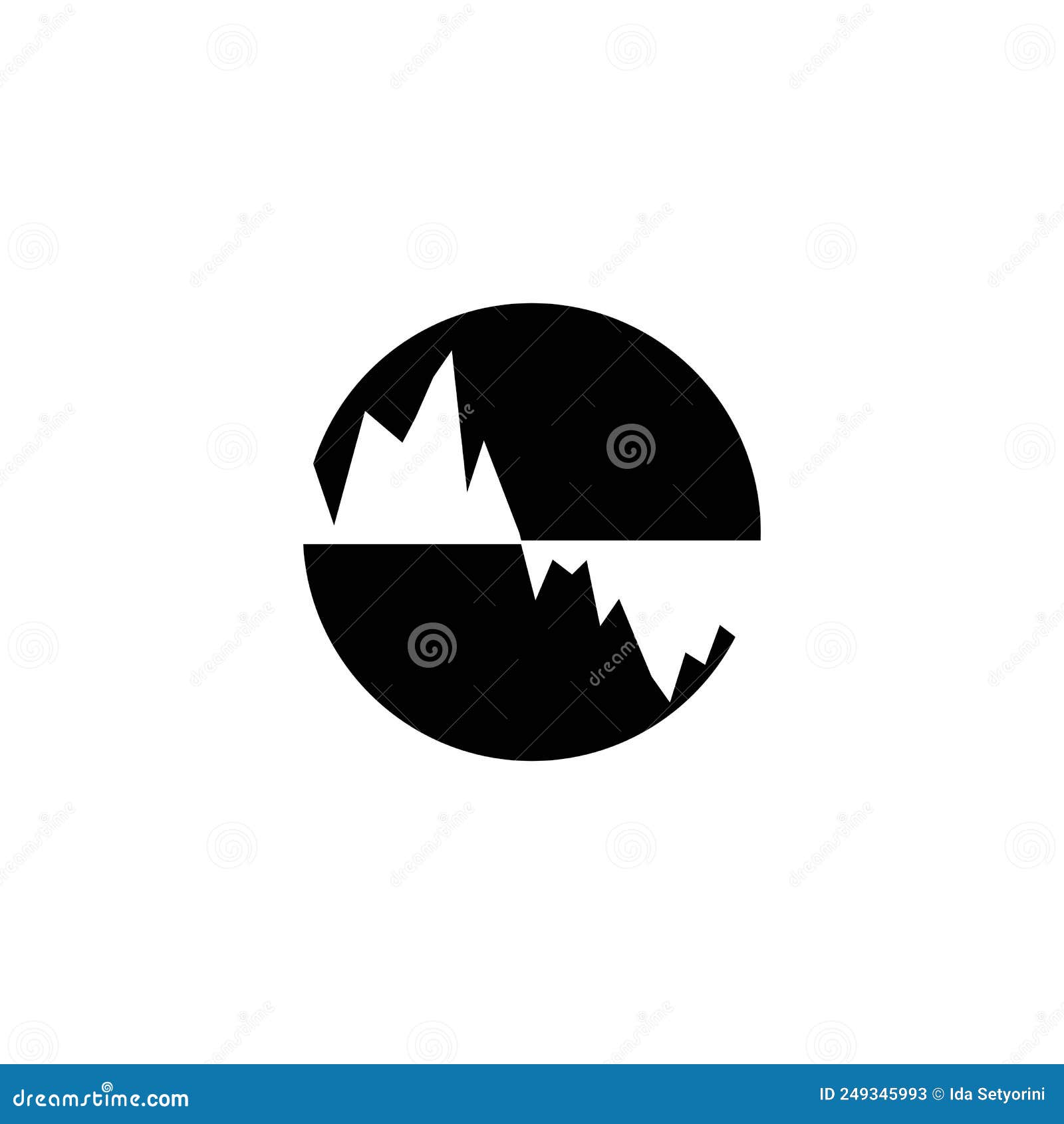 Market Volatility Logo Illustration Design Stock Illustration ...