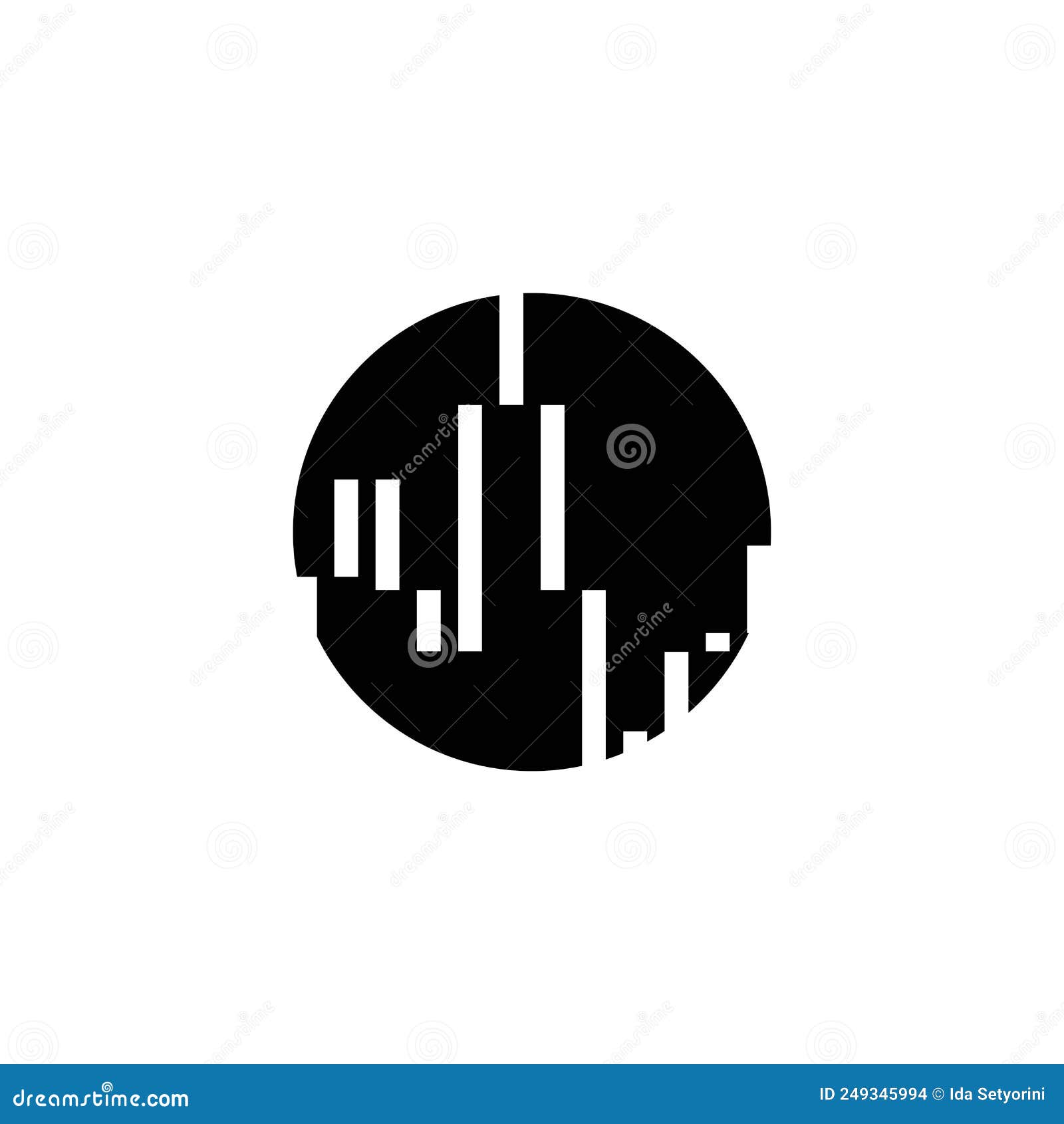 Market Volatility Logo Illustration Design Stock Illustration ...