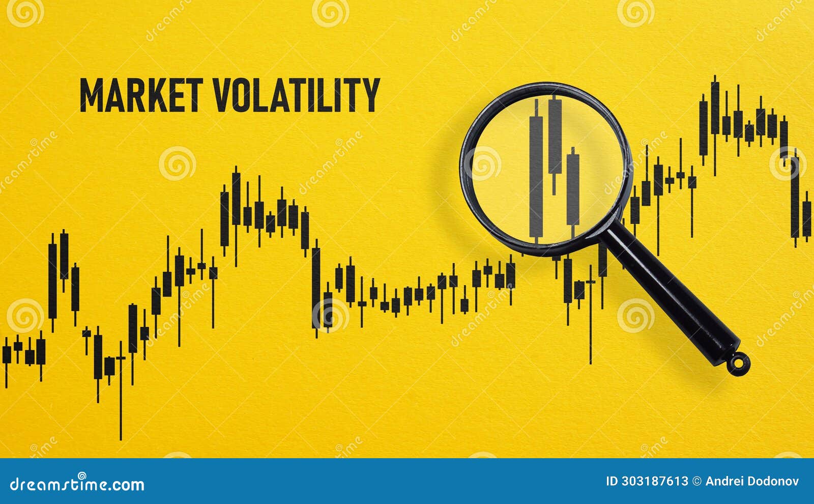 Market Volatility is Shown Using the Text Stock Image - Image of ...