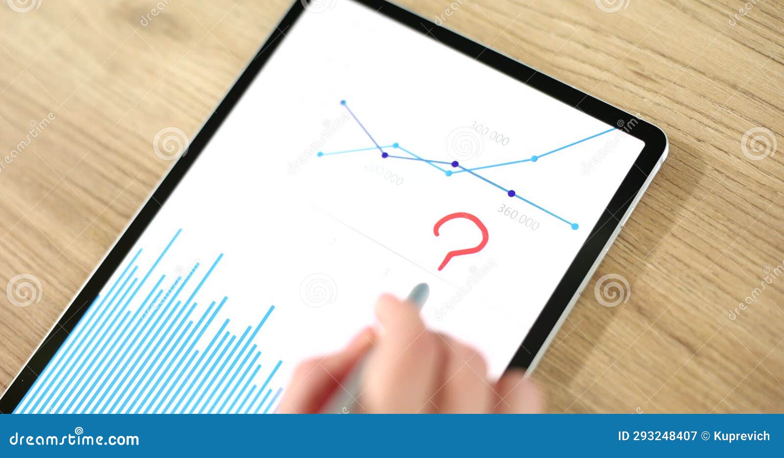Marketer Analyst or Client Draws Question Mark on Financial Statistic ... Marketer Analyst or Client Draws Question Mark on Financial Statistic ...