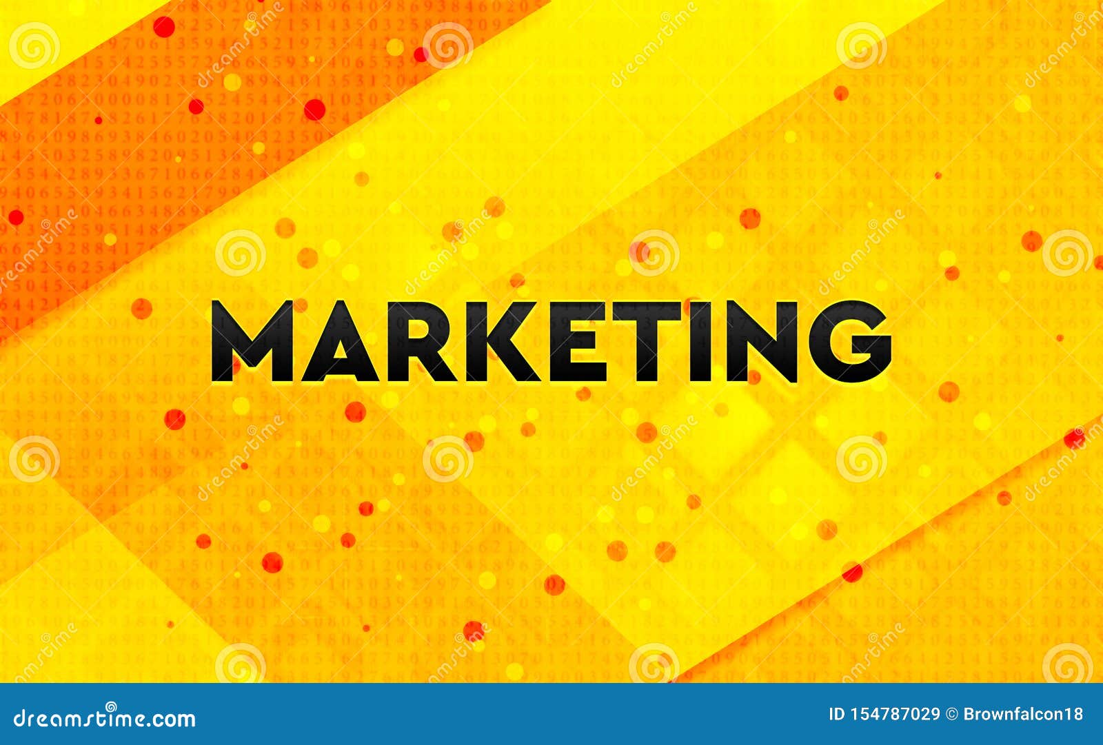 Marketing Abstract Digital Banner Yellow Background Stock Illustration ... Marketing Abstract Digital Banner Yellow Background Stock Illustration ...