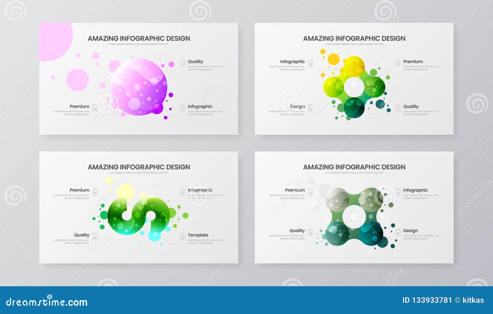 Marketing Analytics Vector Illustration Template. Business Data Design ...