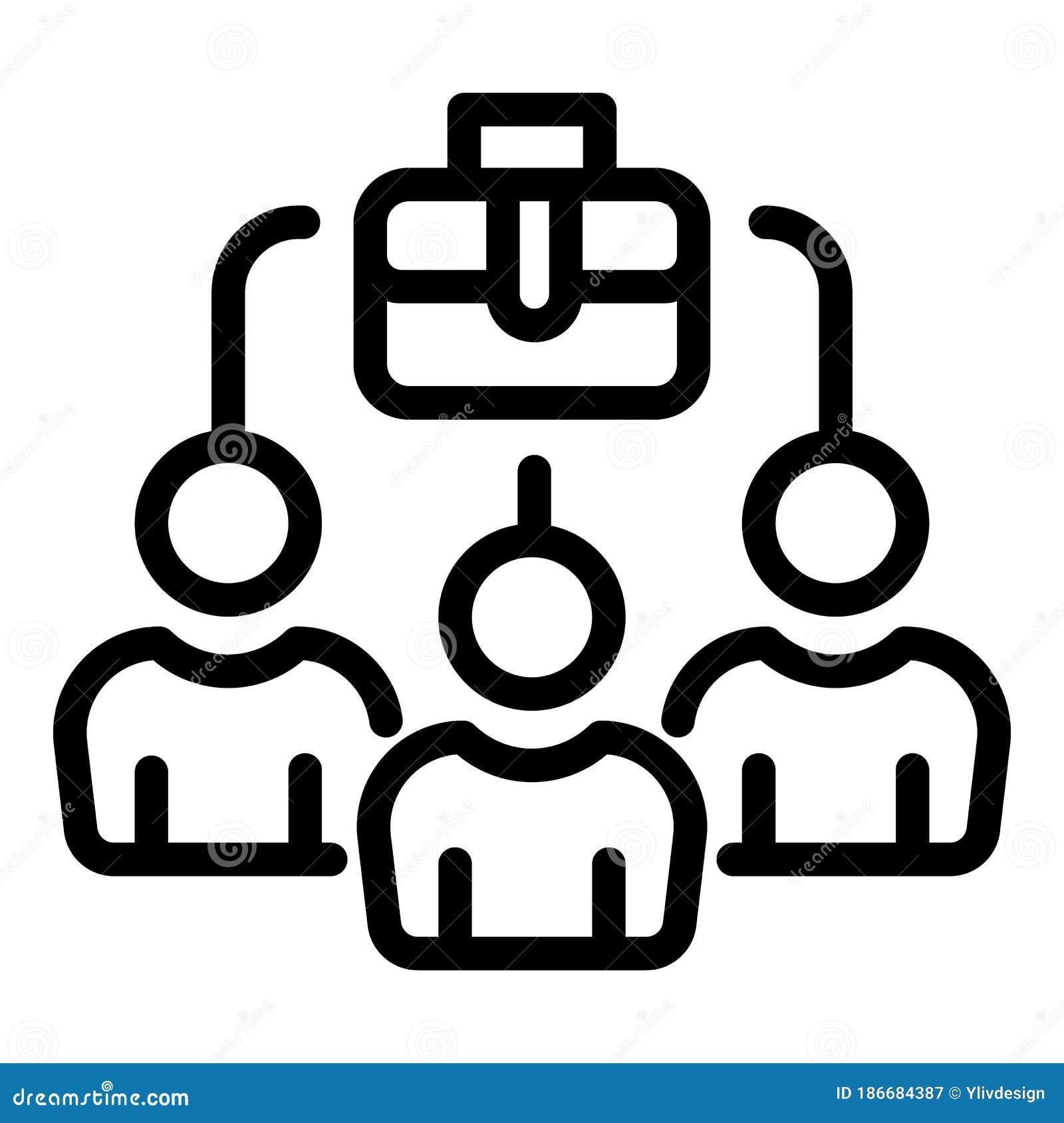 Marketing Auditory Icon, Outline Style Stock Vector - Illustration of ...