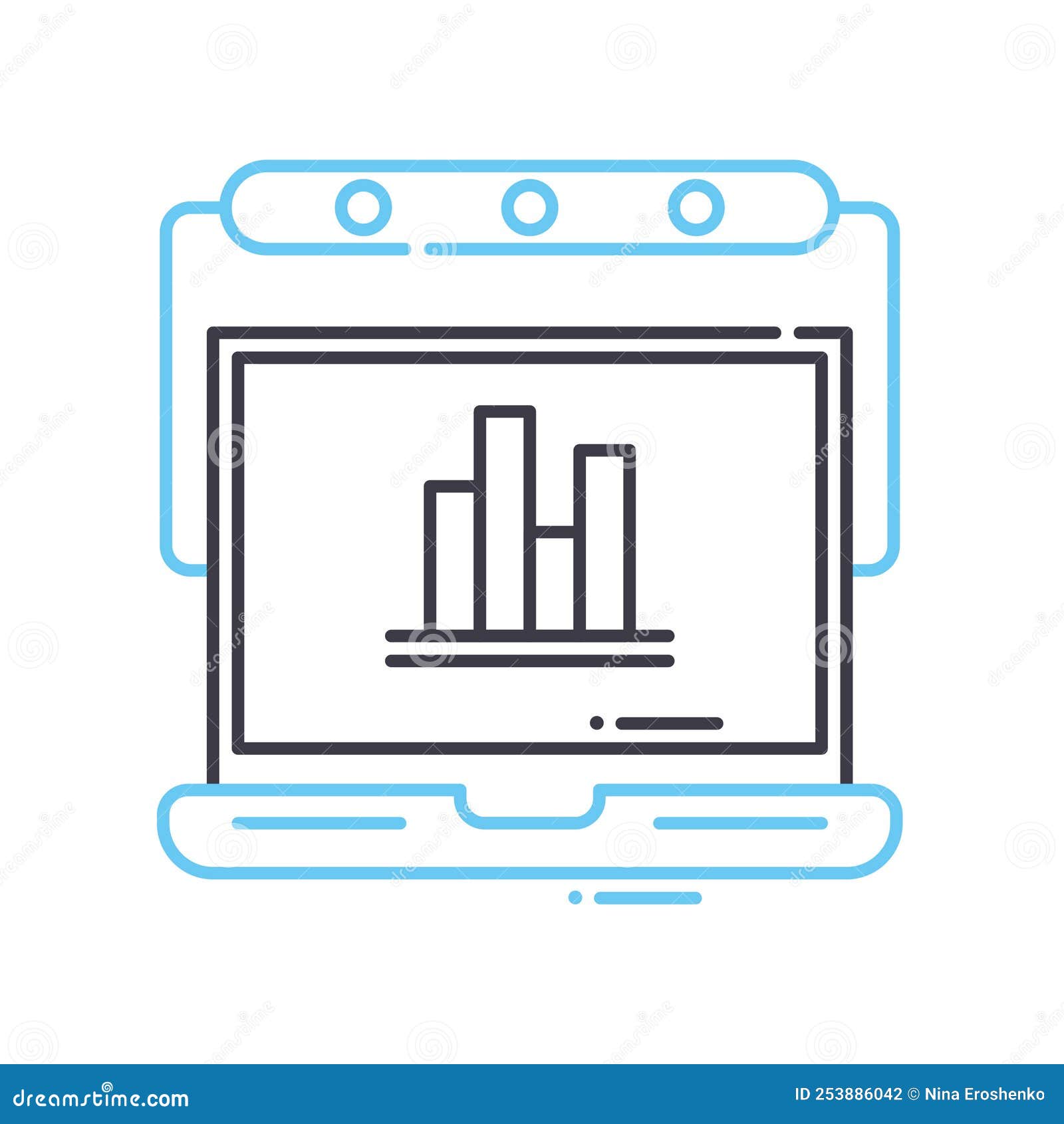 Marketing Automation Line Icon, Outline Symbol, Vector Illustration ... Marketing Automation Line Icon, Outline Symbol, Vector Illustration ...